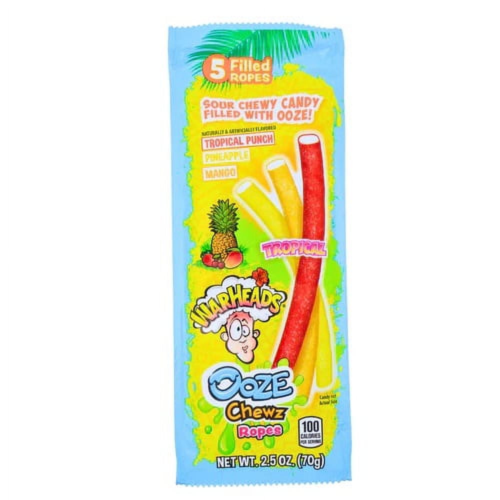 Warheads Ooze Sour Chewz Tropical Ropes, 2.5 Ounce Bag - Walmart.com