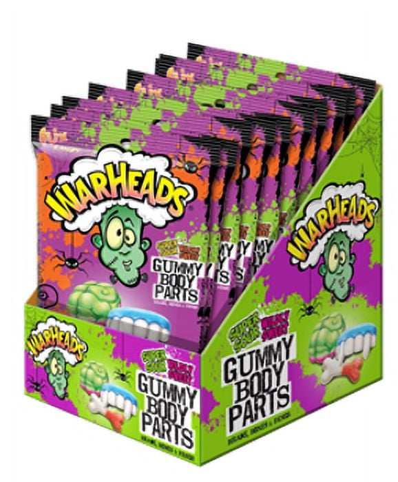 Warheads Sour Body Parts Gummy Candy 3 oz. Bag - Walmart.com
