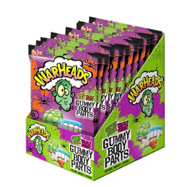 Warheads Sour Body Parts Gummy Candy 3 oz. Bag - Walmart.com