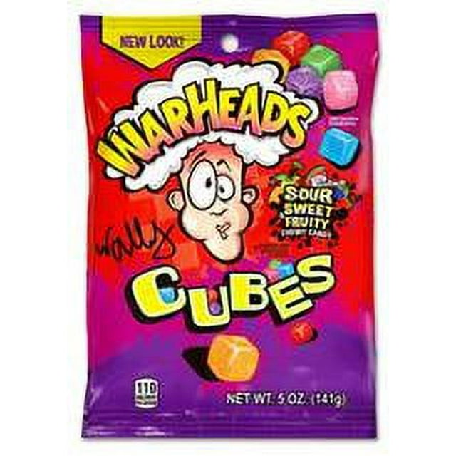 Warheads Sour Chewy Cubes Candy, 5 Oz. (Pack of 3) - Walmart.com