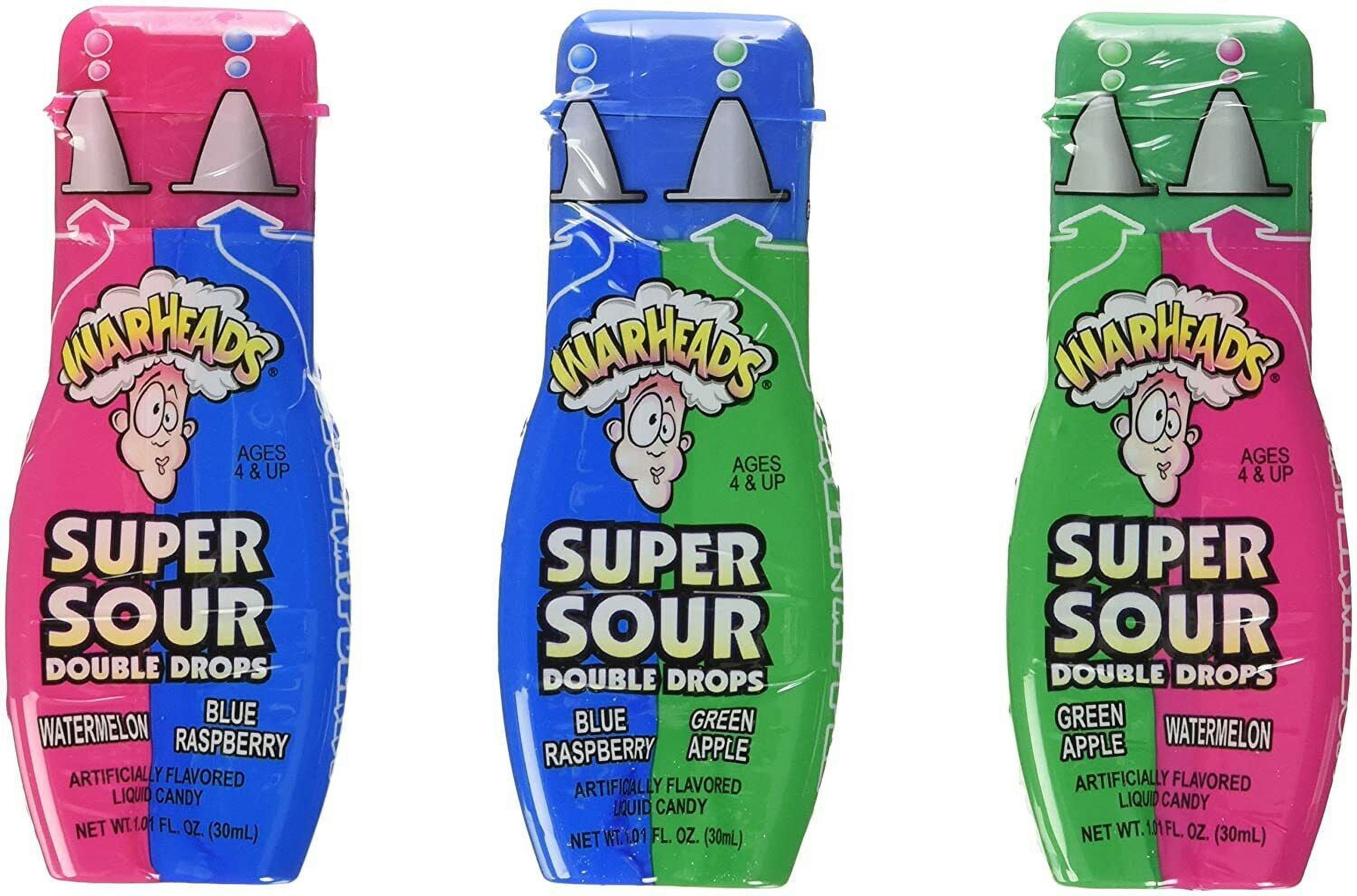 Warheads Sour Double Drops Liquid Candy 8 count Flavors May Vary FREE ...