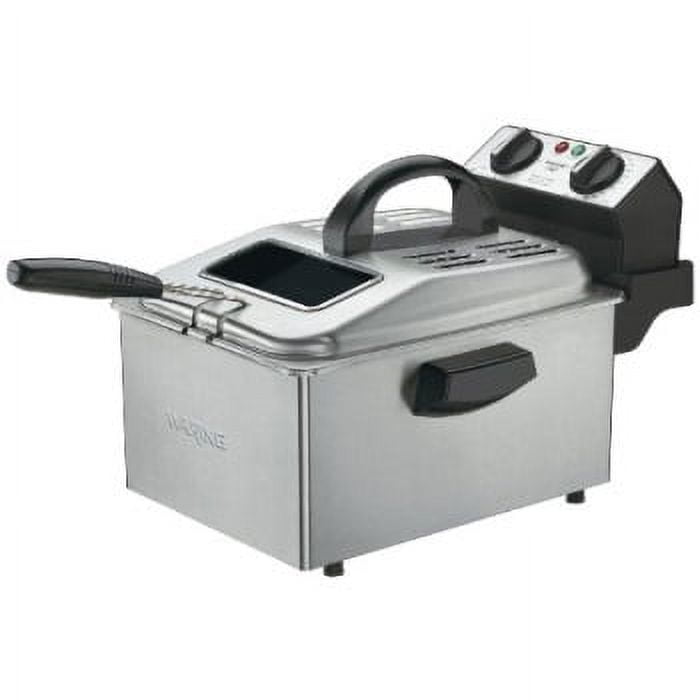 Waring DF250B 1800-Watt Deep Fryer, Brushed Stainless Waring DF250B 1800-Watt Deep Fryer, Brushed Stainless