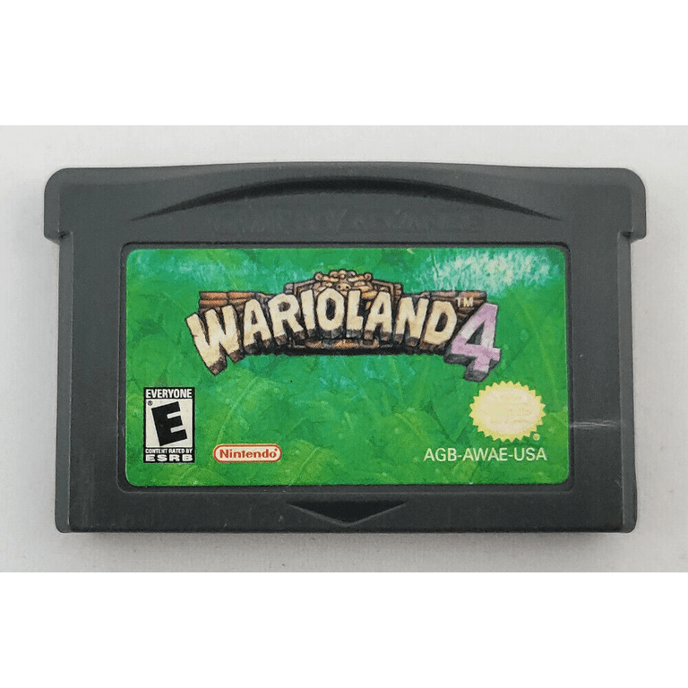 Wario Land 4 Game Boy Advance Game Cartridge for GBA GBASP GB GBC NDS IDS NDSL IDSL Walmart