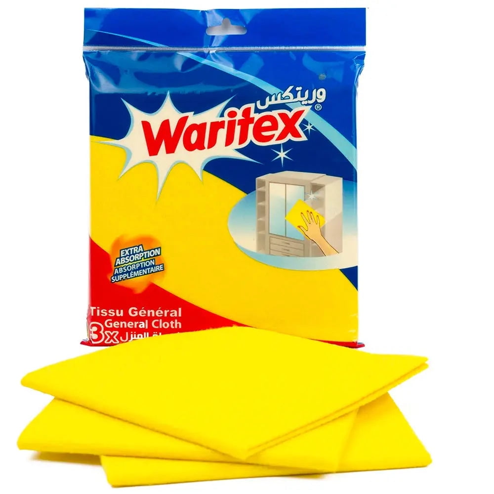 Waritex General Yellow Cleaning Cloth Super 3pcs - Walmart.com