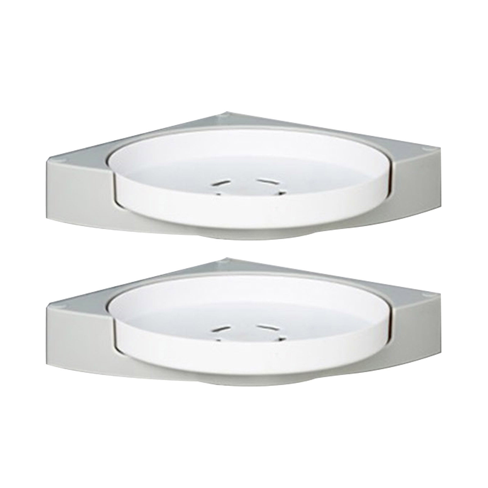 Warkul 1/2Pcs Bathroom Corner Storage Shelf No Drilling Easy Install ...