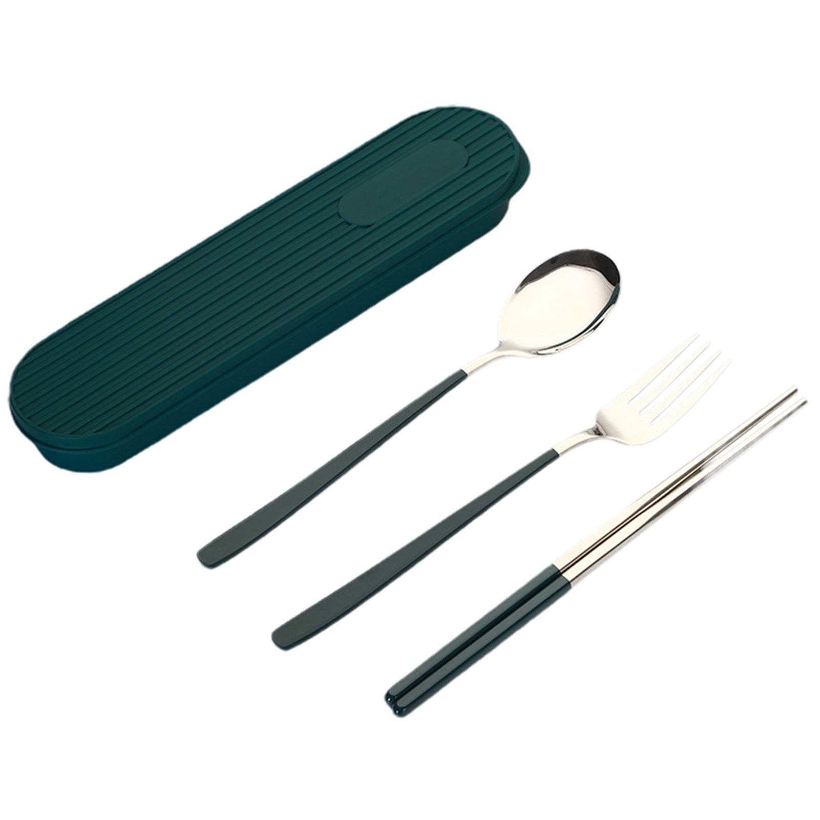 Warkul 1 Set Cutlery Spoon Fork Food Grade Mirror Polish Smooth Edge ...