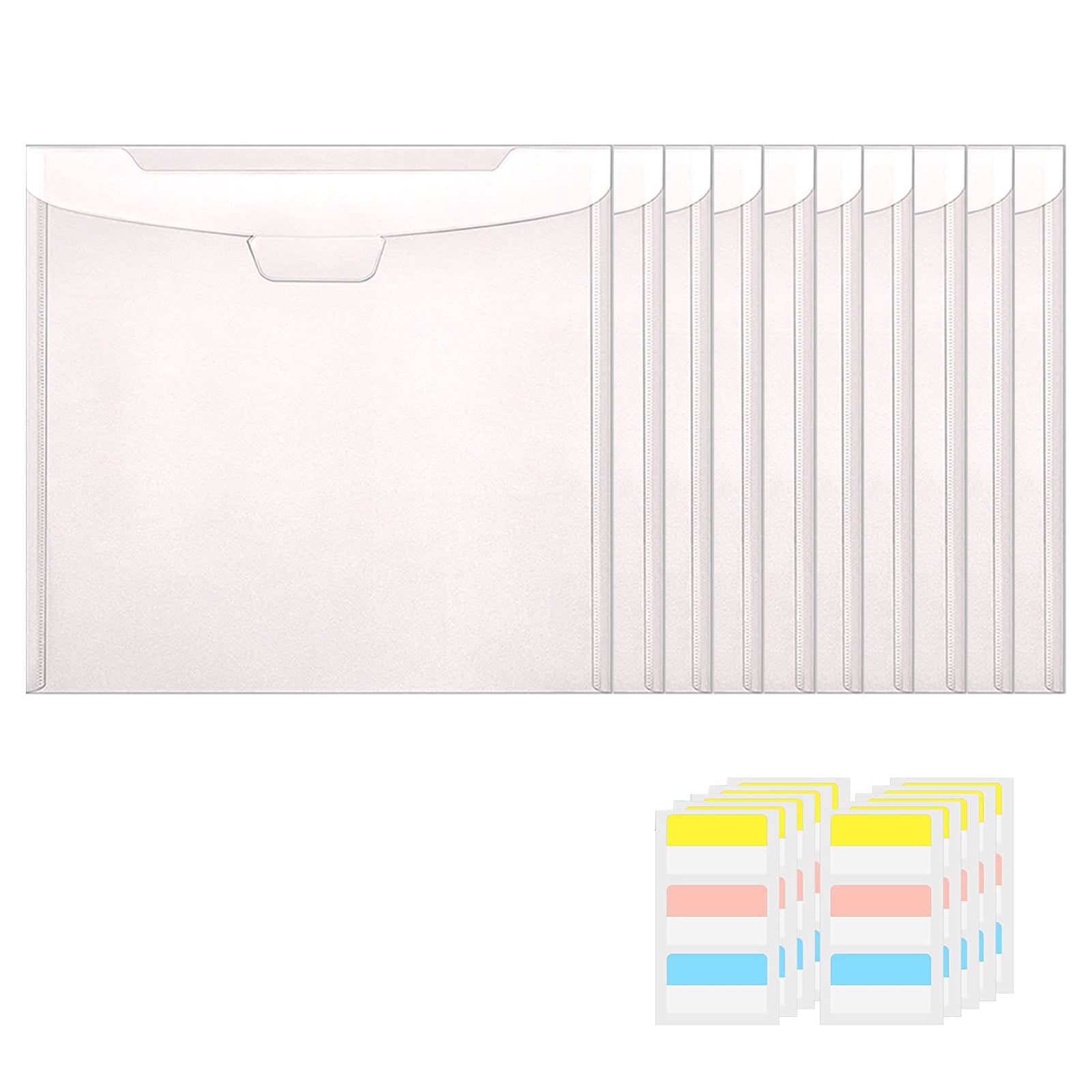 Warkul 10PCS Scrapbook Paper Storage Organizer with 30 Sticky Index ...