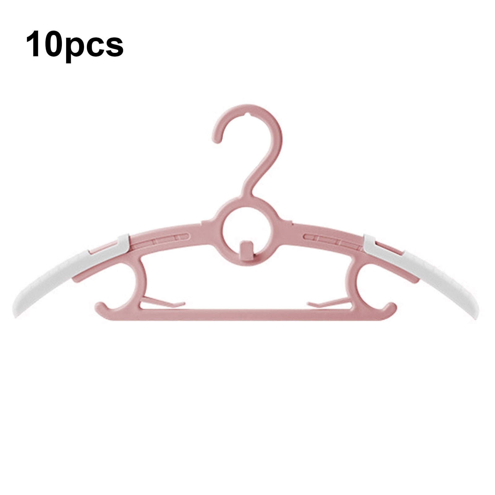 Warkul 10Pcs Clothes Hanger, Non-Slip Baby Closet Hangers Space-Saving ...