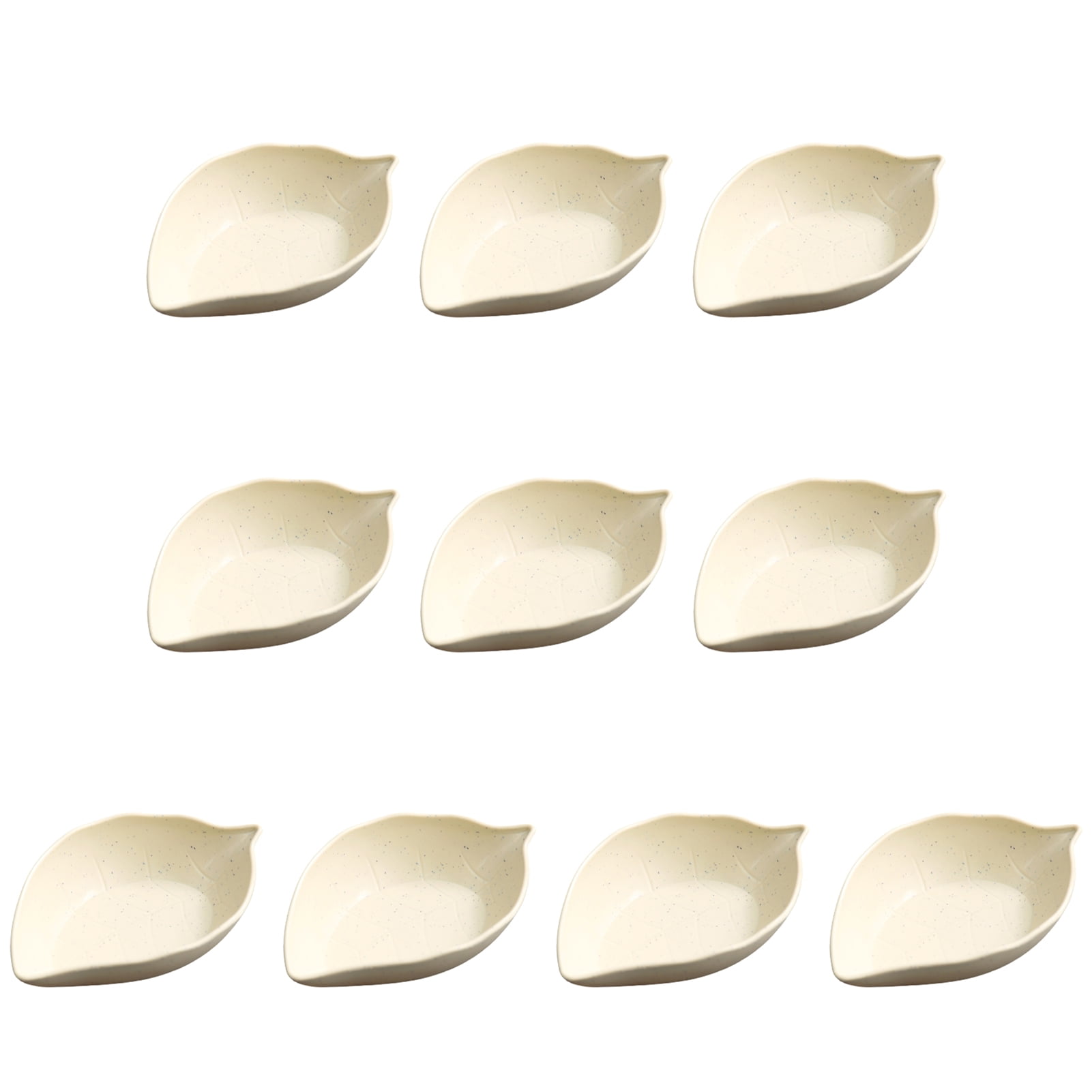 Warkul 10Pcs Sauce Dish Food-grade Contact Easy to Wash Plastic ...