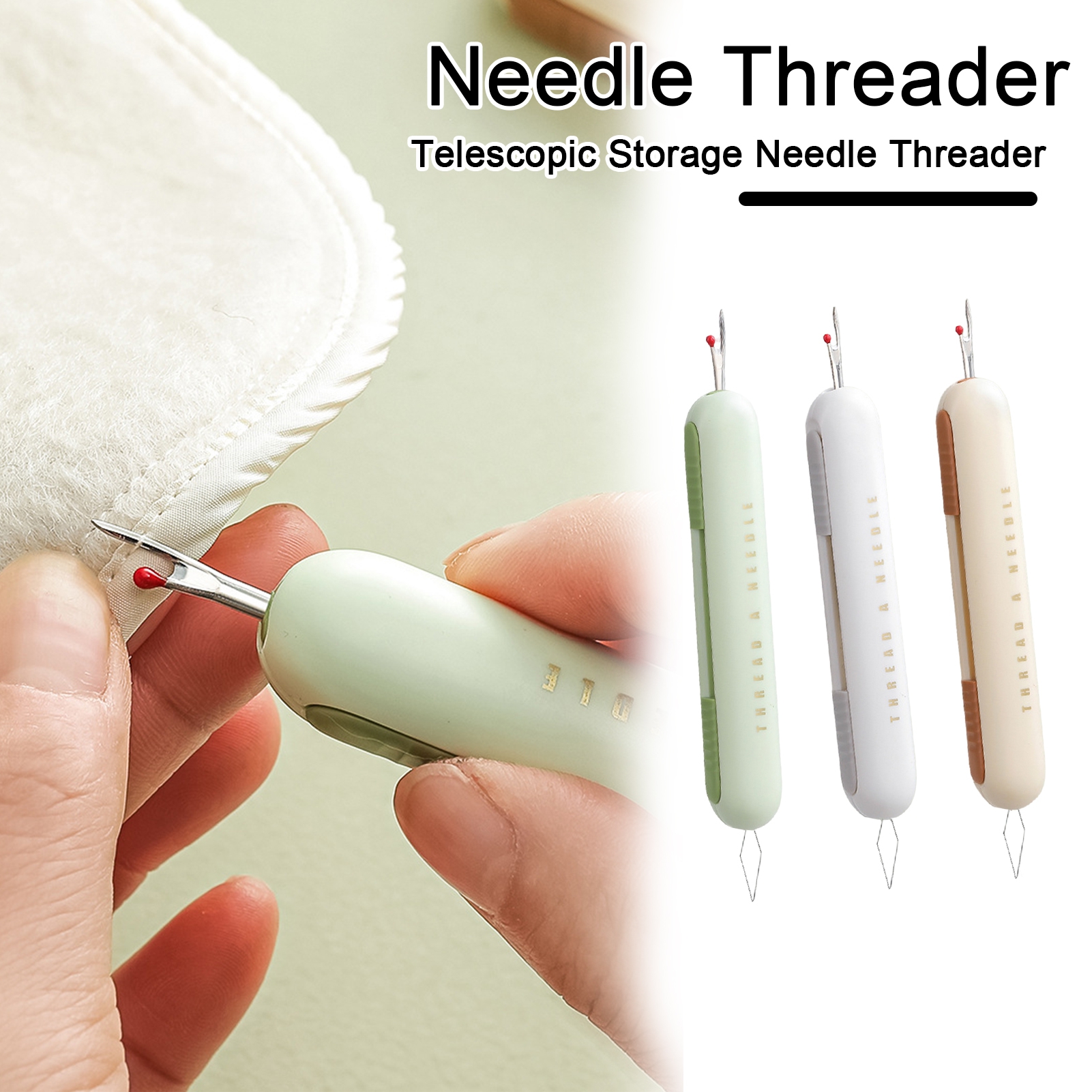 Warkul 1pcs Needle Threaders 2-in-1 Needle Seam Tearing Tool for ...