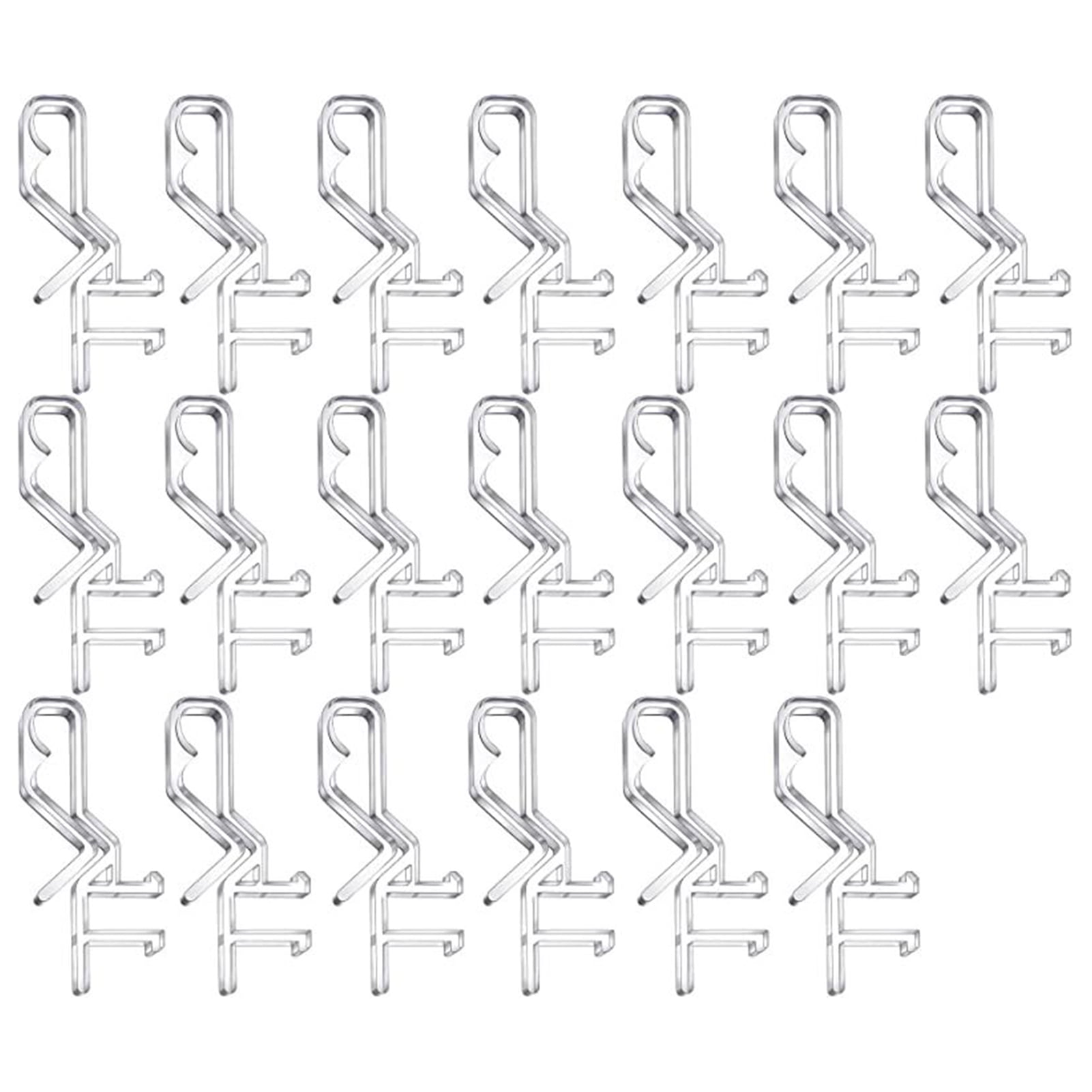 Warkul 20Pcs/Set Blind Valance Clip Clear Heavy Duty Easy to Install ...