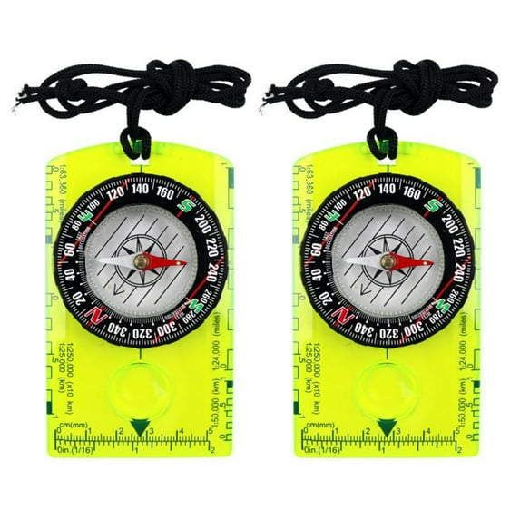 Warkul 2Pcs Orienteering Compass for Hiking Compass, Portable High ...