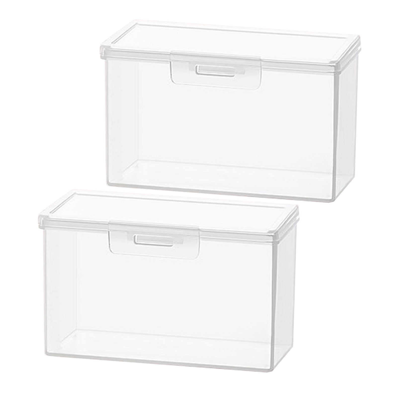 Warkul 2Pcs Playing Deck Card Cases Clear Plastic Trading Card Storage ...