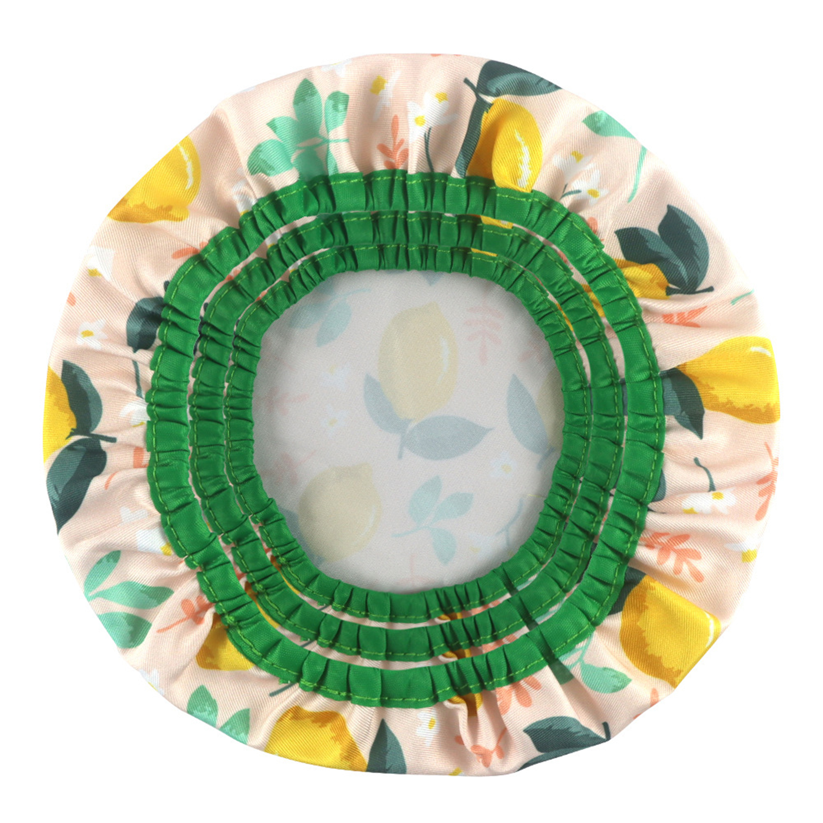 Warkul 3Pcs 20/22/26CM Reusable Bowl Cover Floral Leaf Print Elastic ...