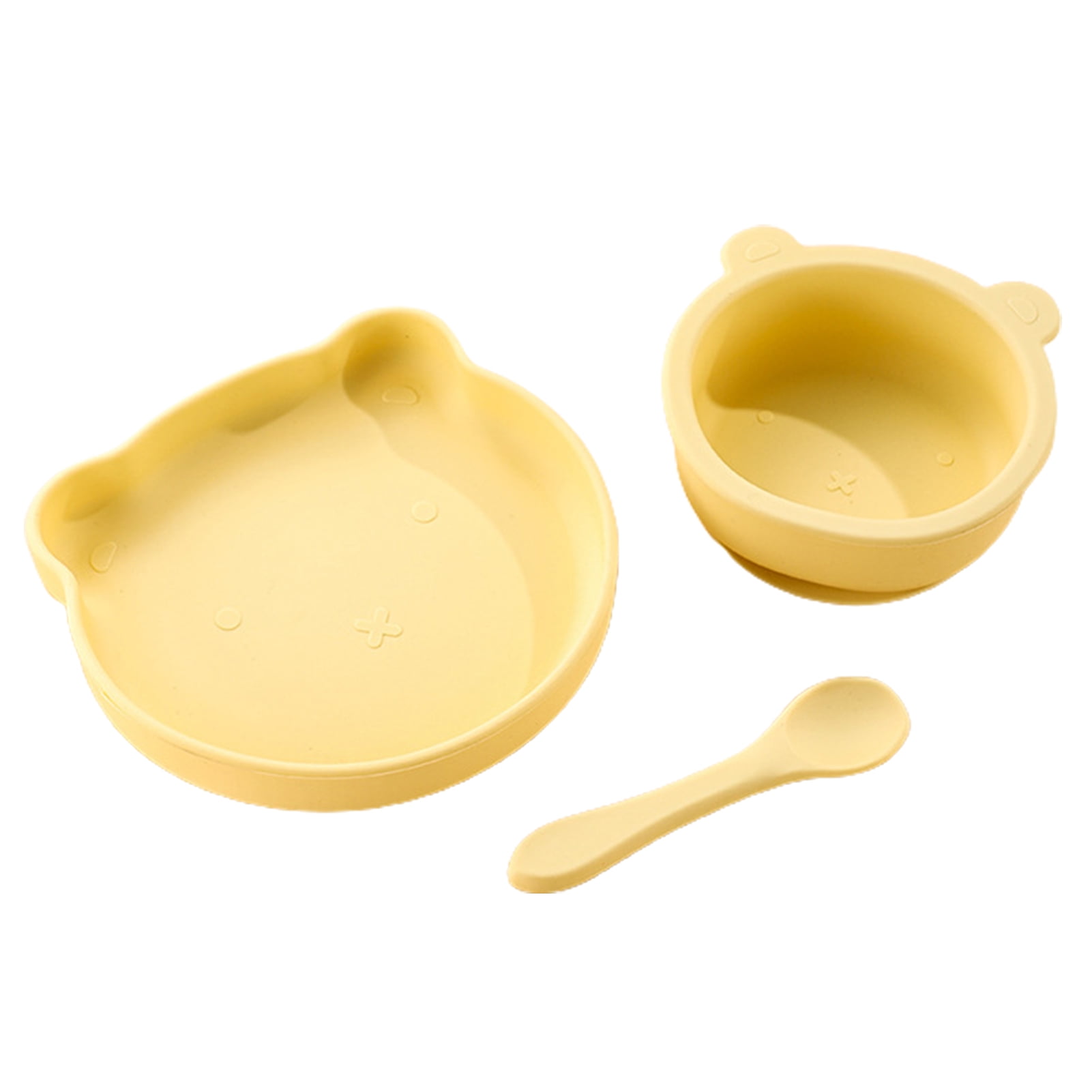 Warkul 3Pcs/Set Dinner Plates Smooth Edge Heat-resisting ...