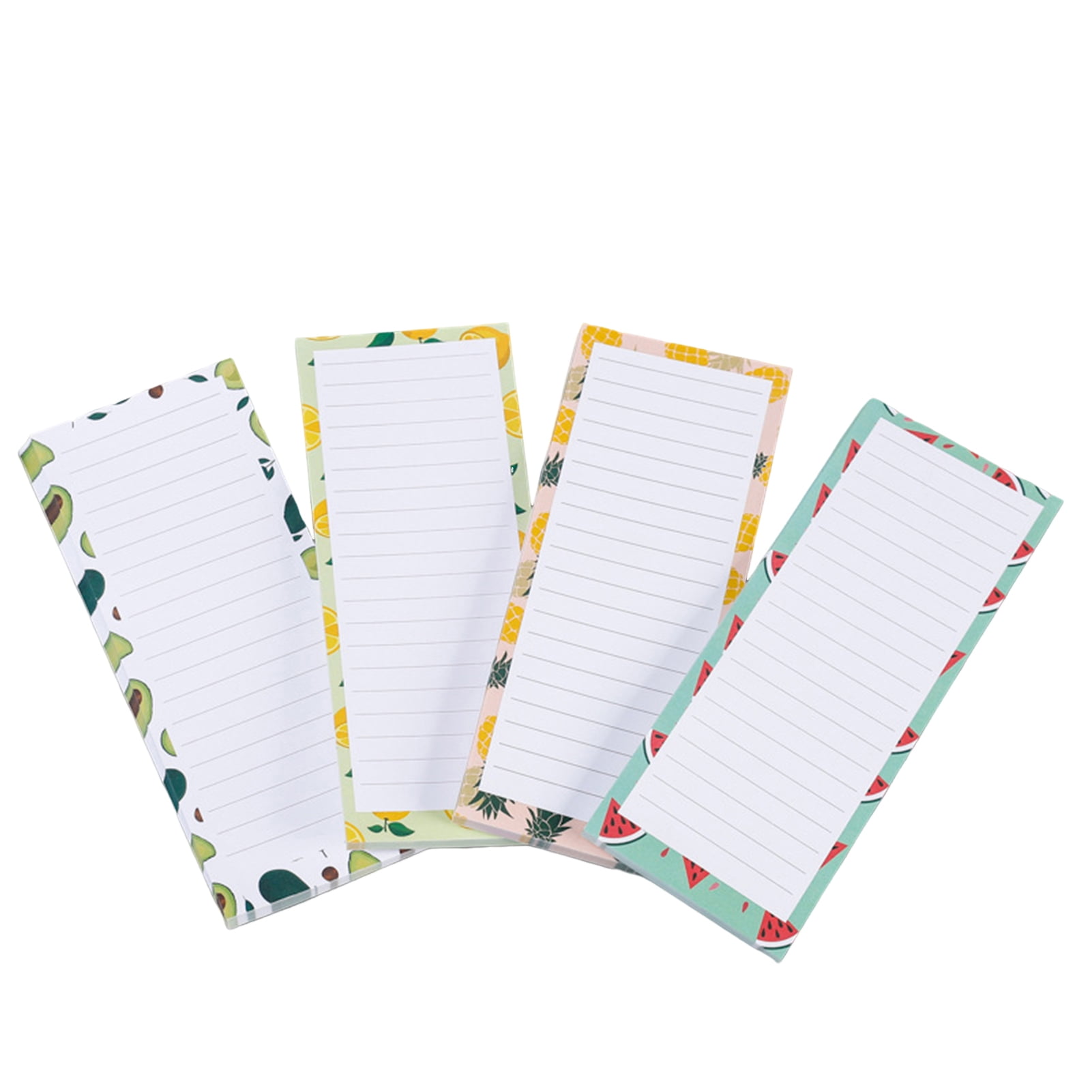 Warkul 4 Copies Peelable Magnetic Message Board Stickers Cute Fruit ...