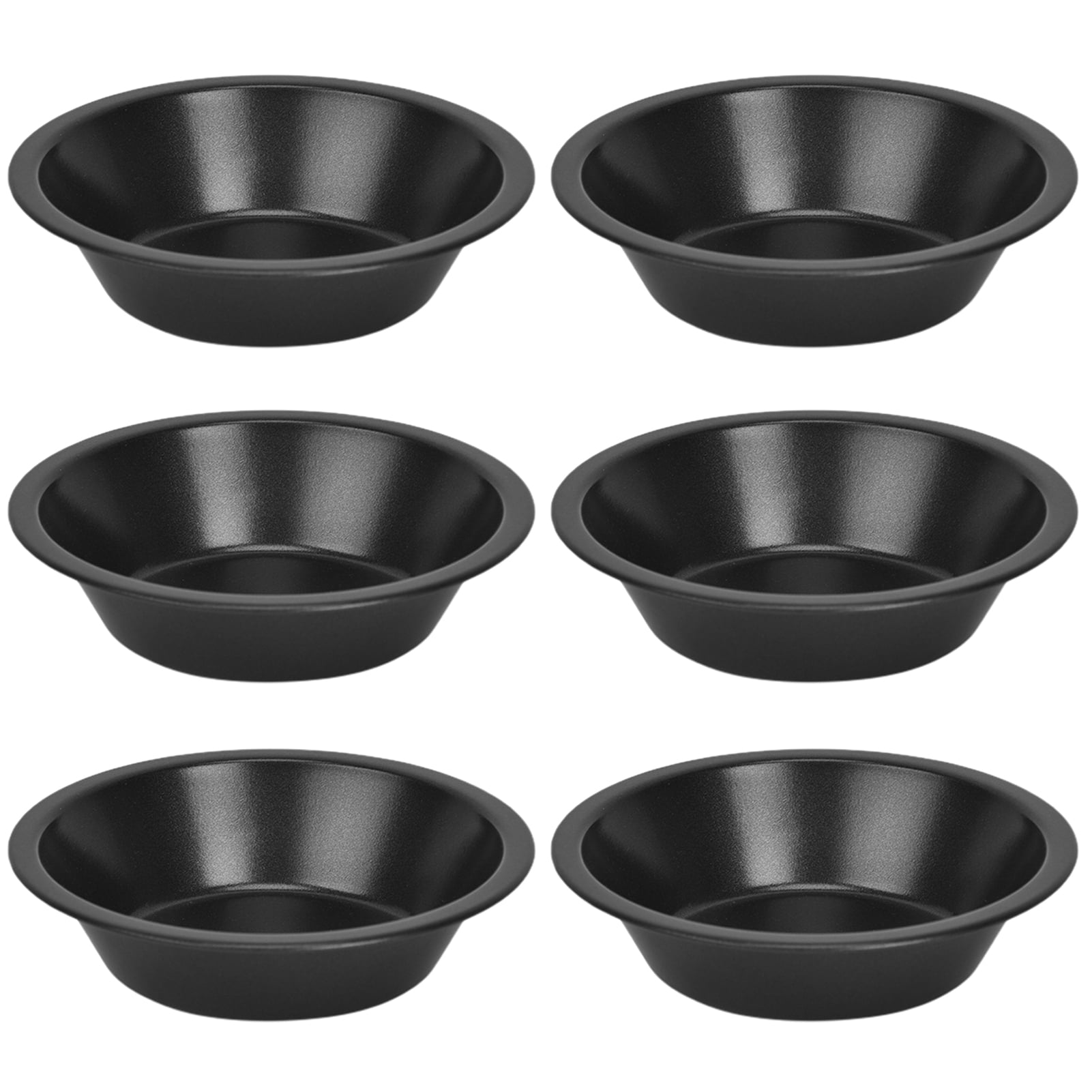 Warkul 5-Inch Mini Pie Pans Set of 6 - Nonstick Carbon Steel for Baking ...