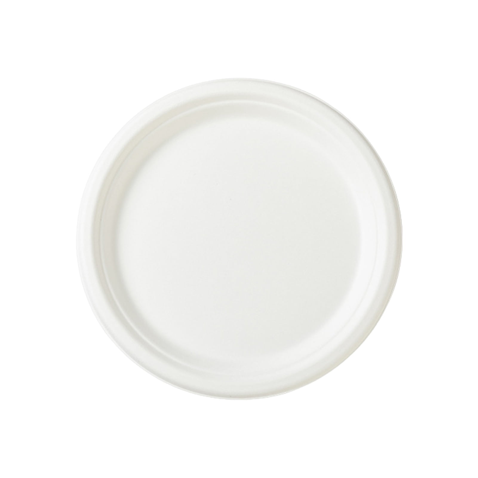 Warkul 50Pcs 7-Inch Disposable Plate Wedding Birthday Paper Dinner Cake ...