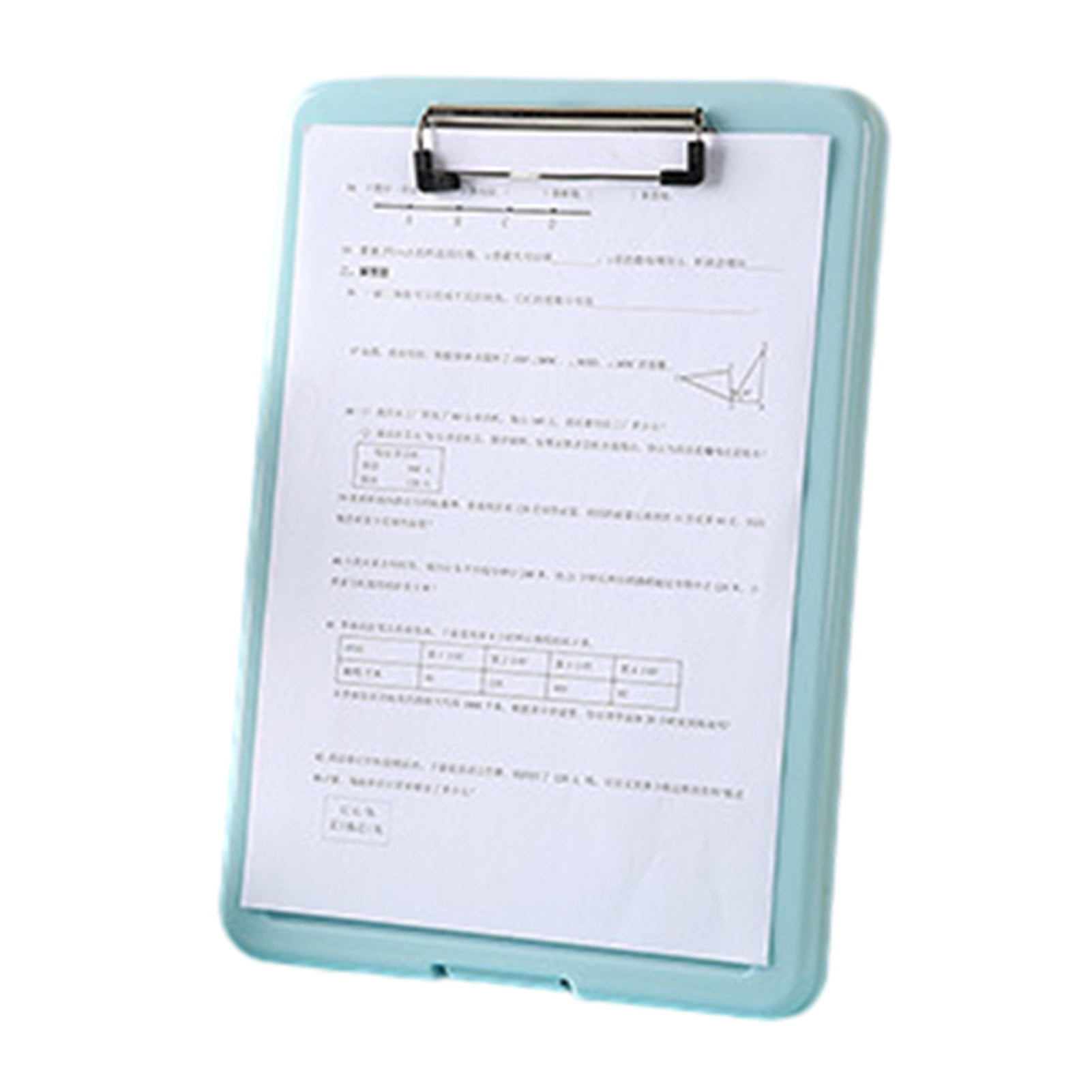 Warkul A4 File Storage Box with Clipboard - Large Capacity Portable ...