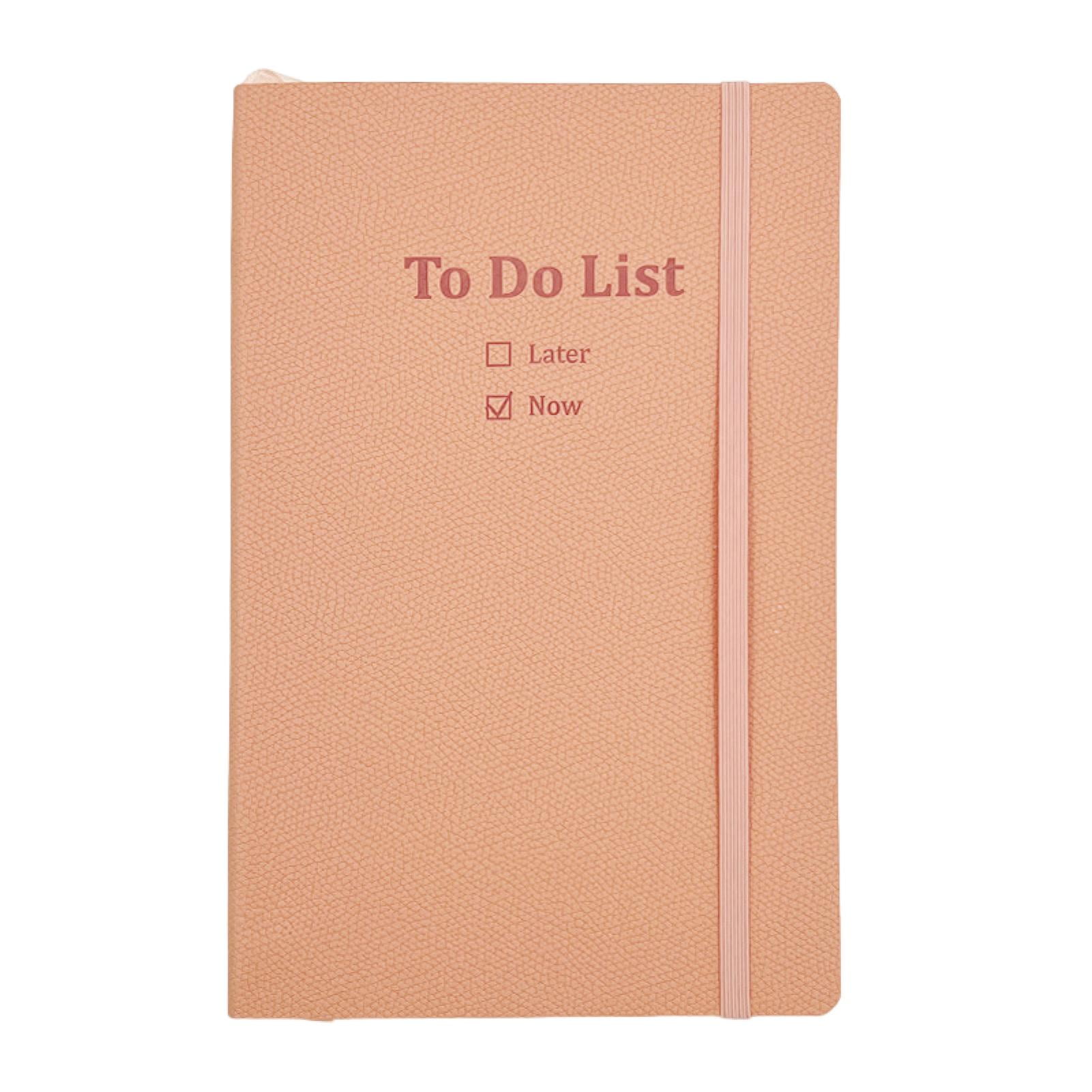 Warkul A5 To-Do List Daily Planner Hardcover Elastic Band Ribbon ...
