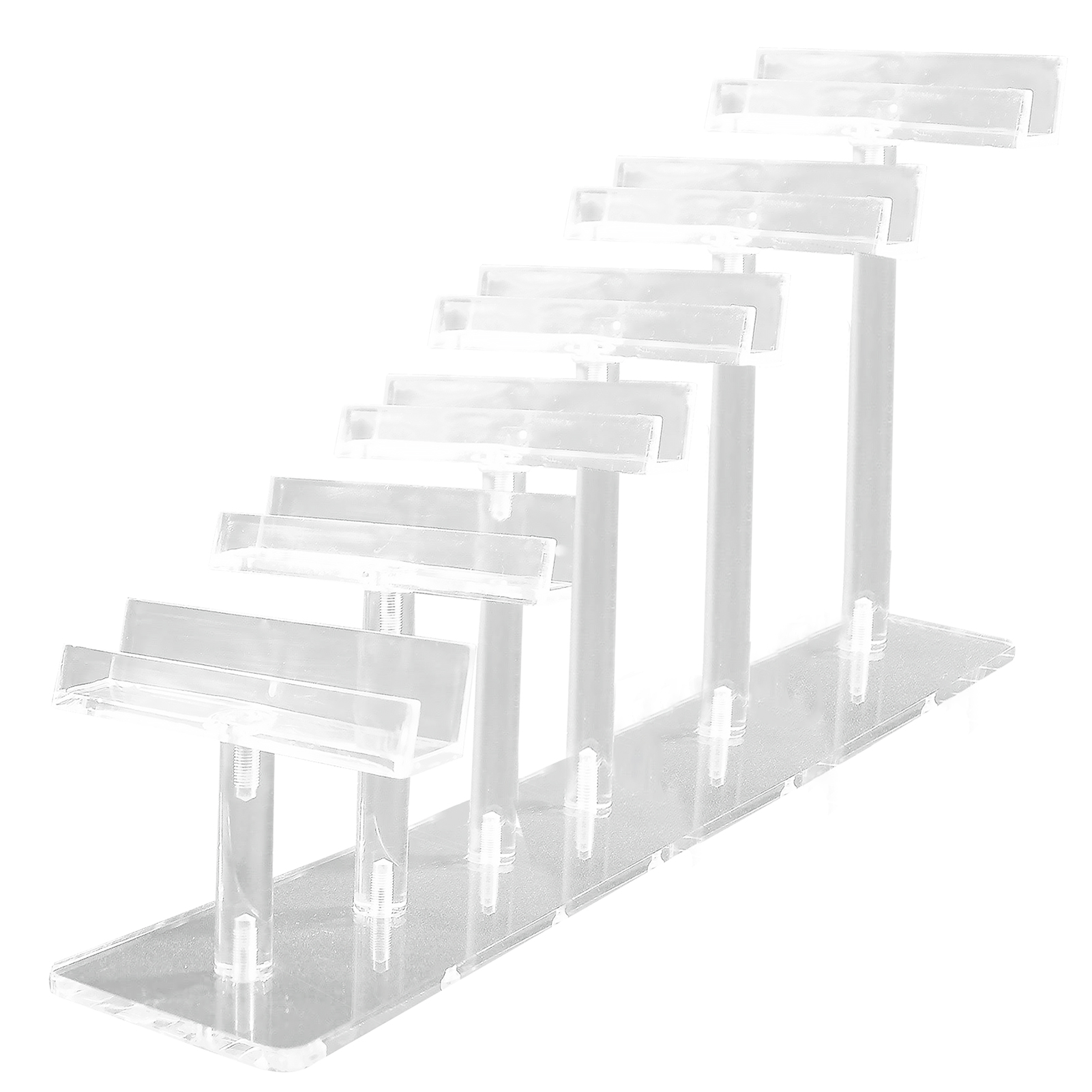 Warkul Acrylic Glasses Display Stand Multi-tiers Heavy Duty Non-slip ...