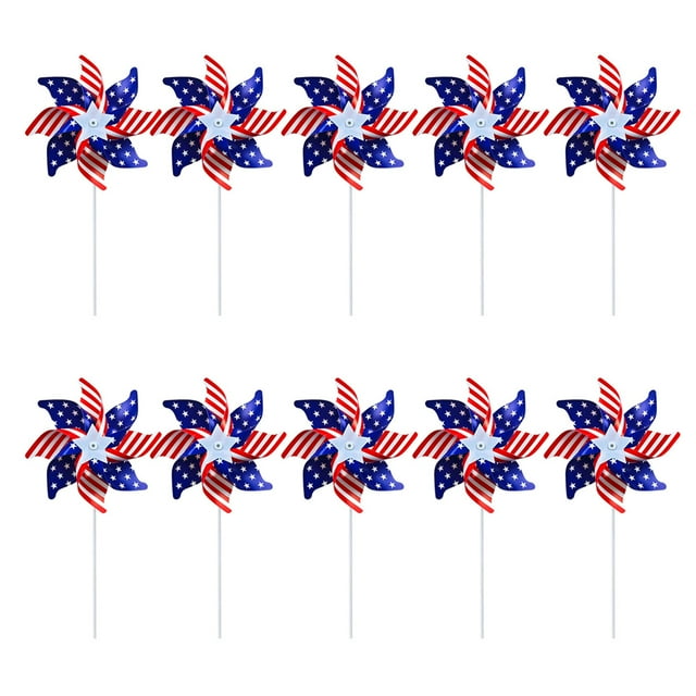 Warkul American Flag Windmill - Red White Blue Windmill - Waterproof ...