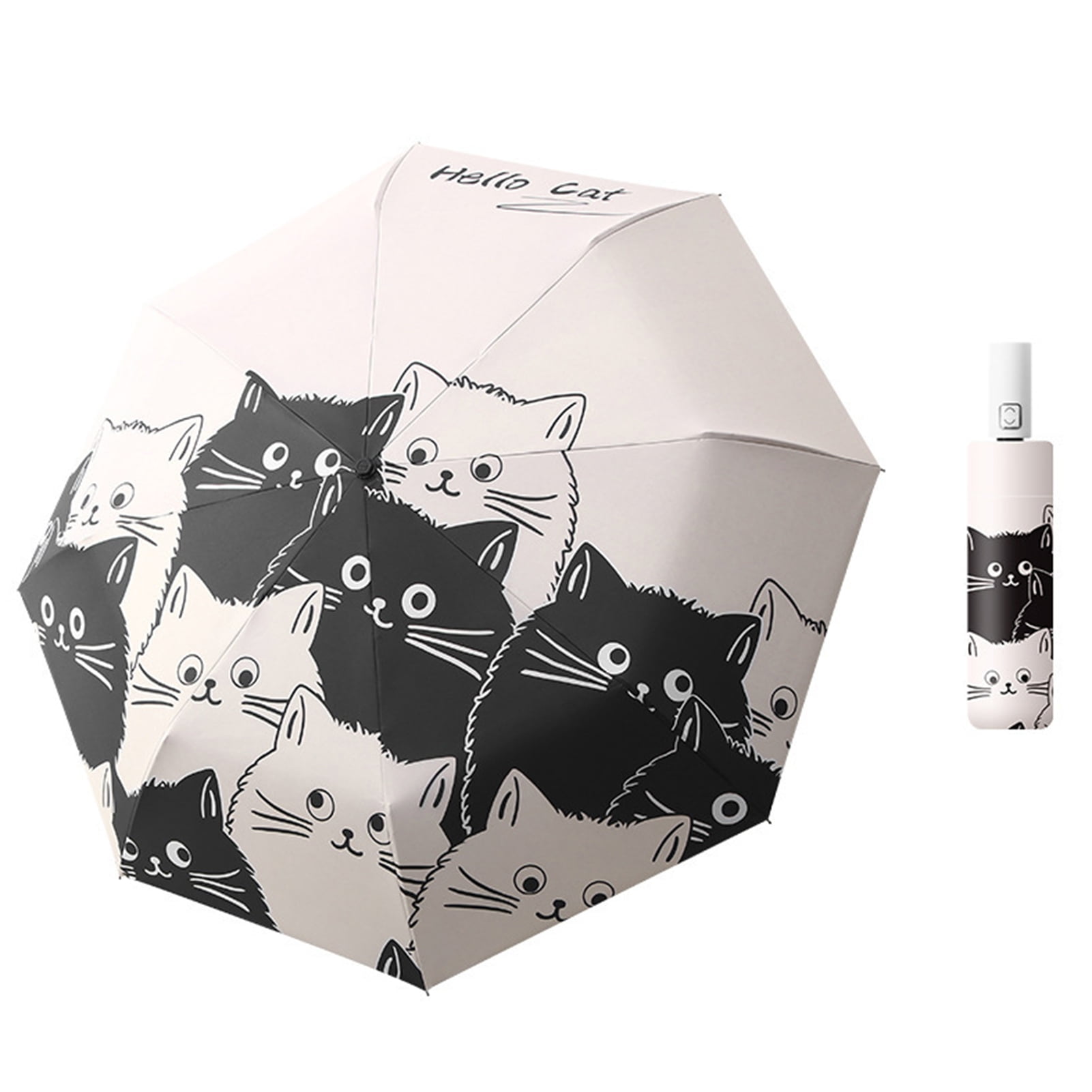 Warkul Automatic Umbrella with Ergonomic Handle Cartoon Style UV ...
