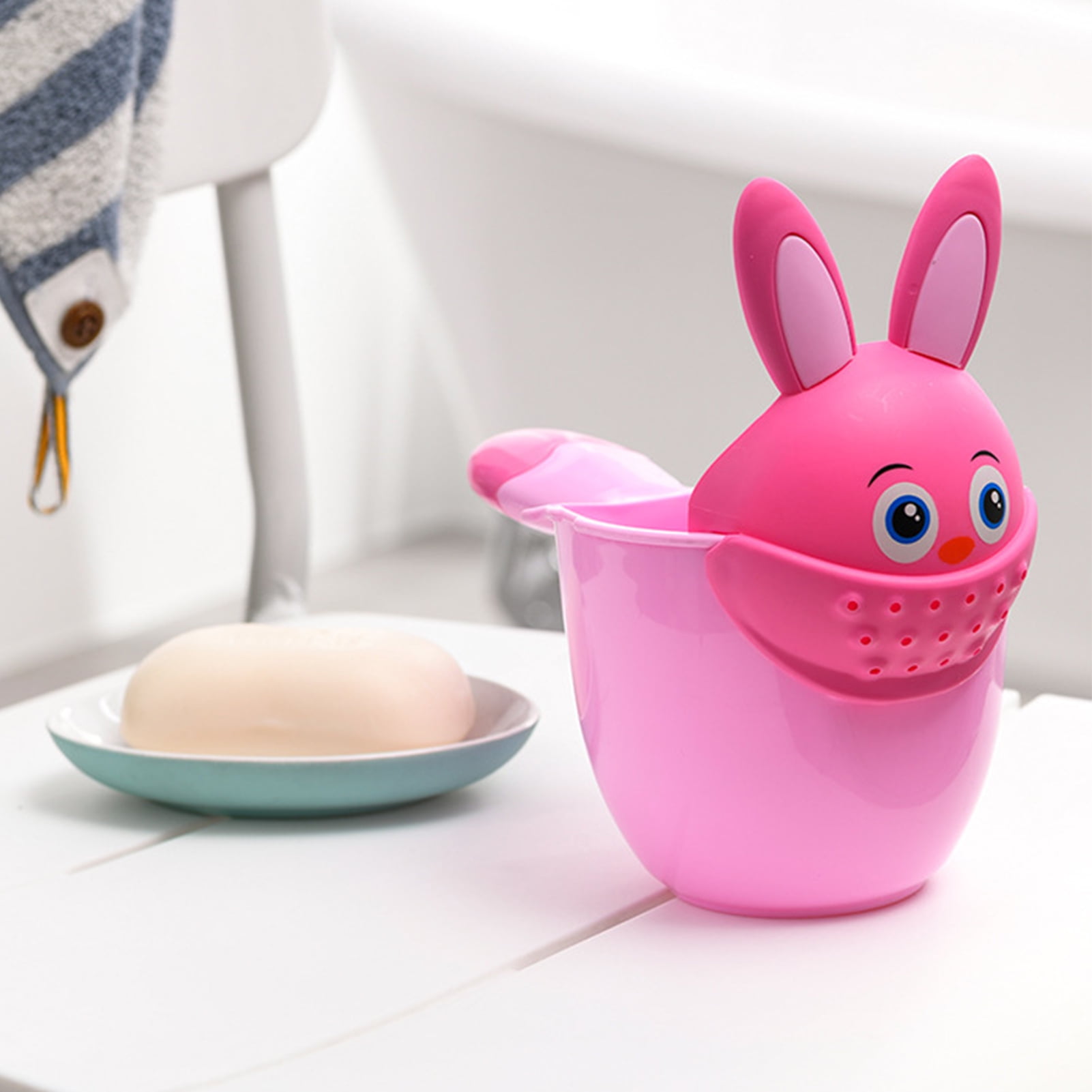 Warkul Baby Bath Cup Detachable Waterfall PP Rinse Shampoo Rinser Baby ...