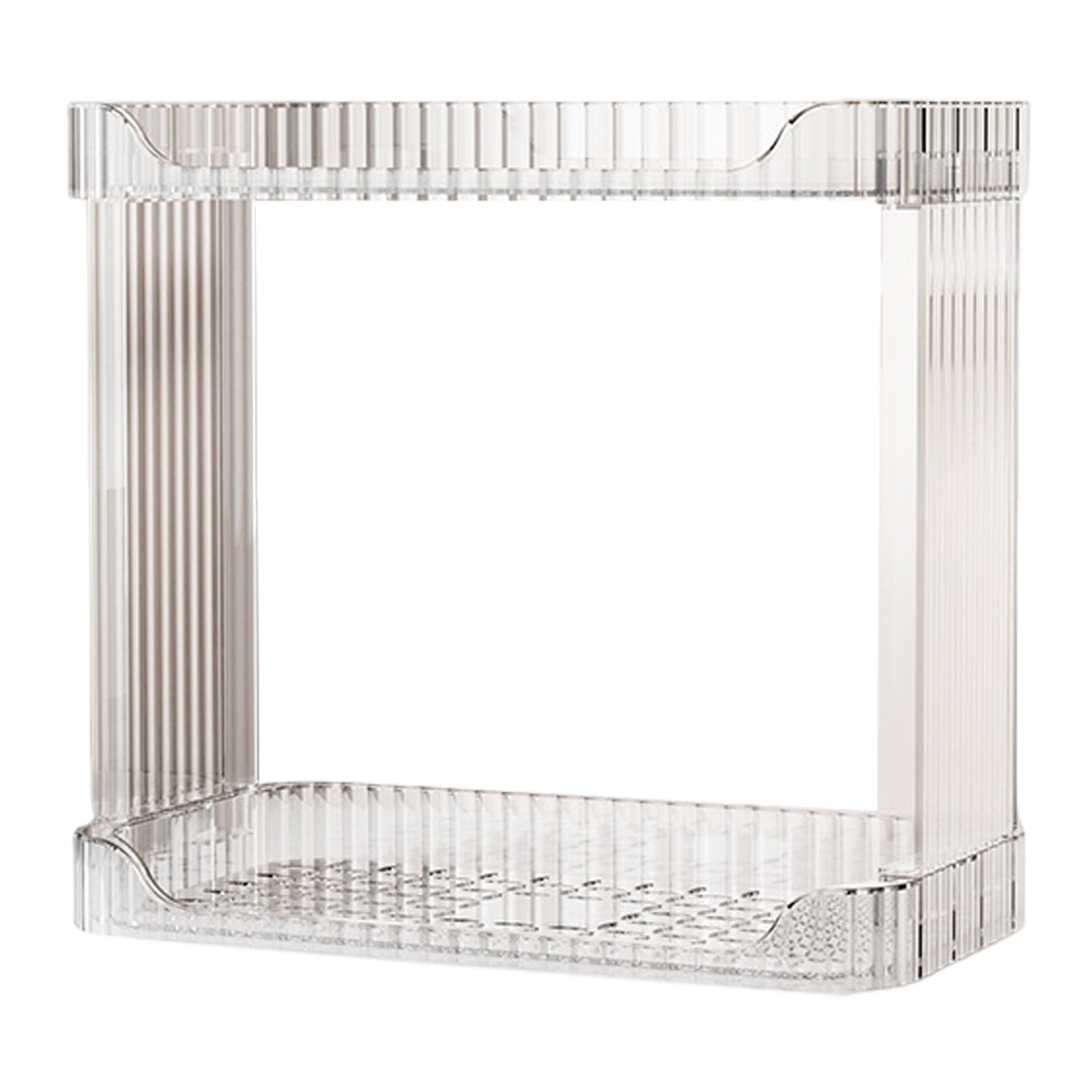 Warkul Bathroom Organizer Countertop Storage Rack Double Layer Large ...