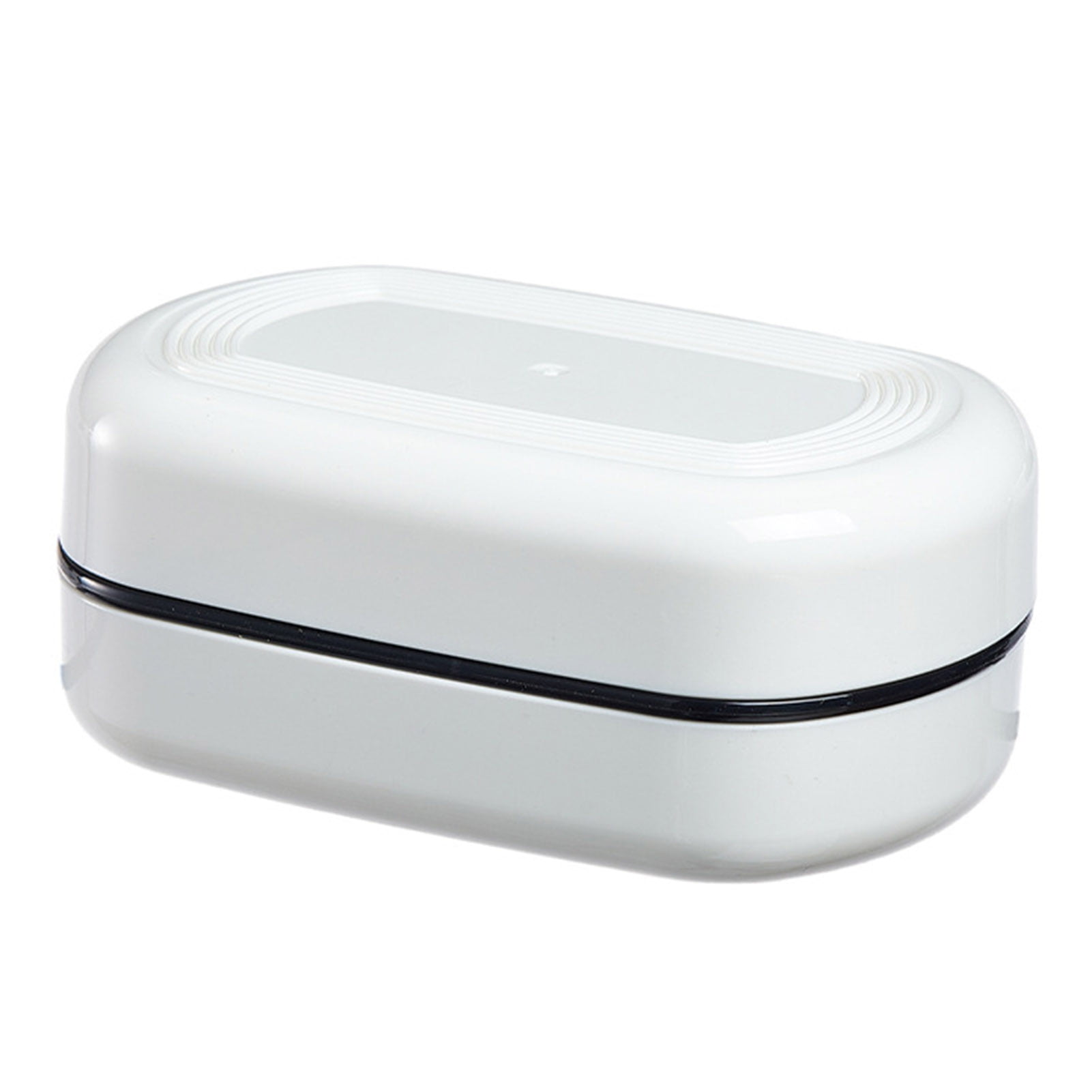 Warkul Bathroom Soap Box Double-layer Quick Drainage Transparent with ...