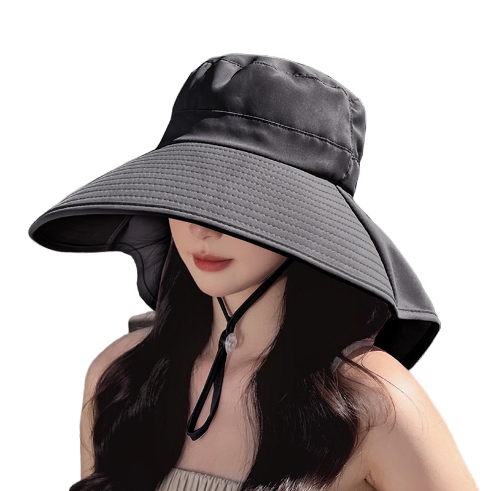 Warkul Bucket Hat for Women Summer Sun Beach Fishing Cap Wide Brim Sun ...