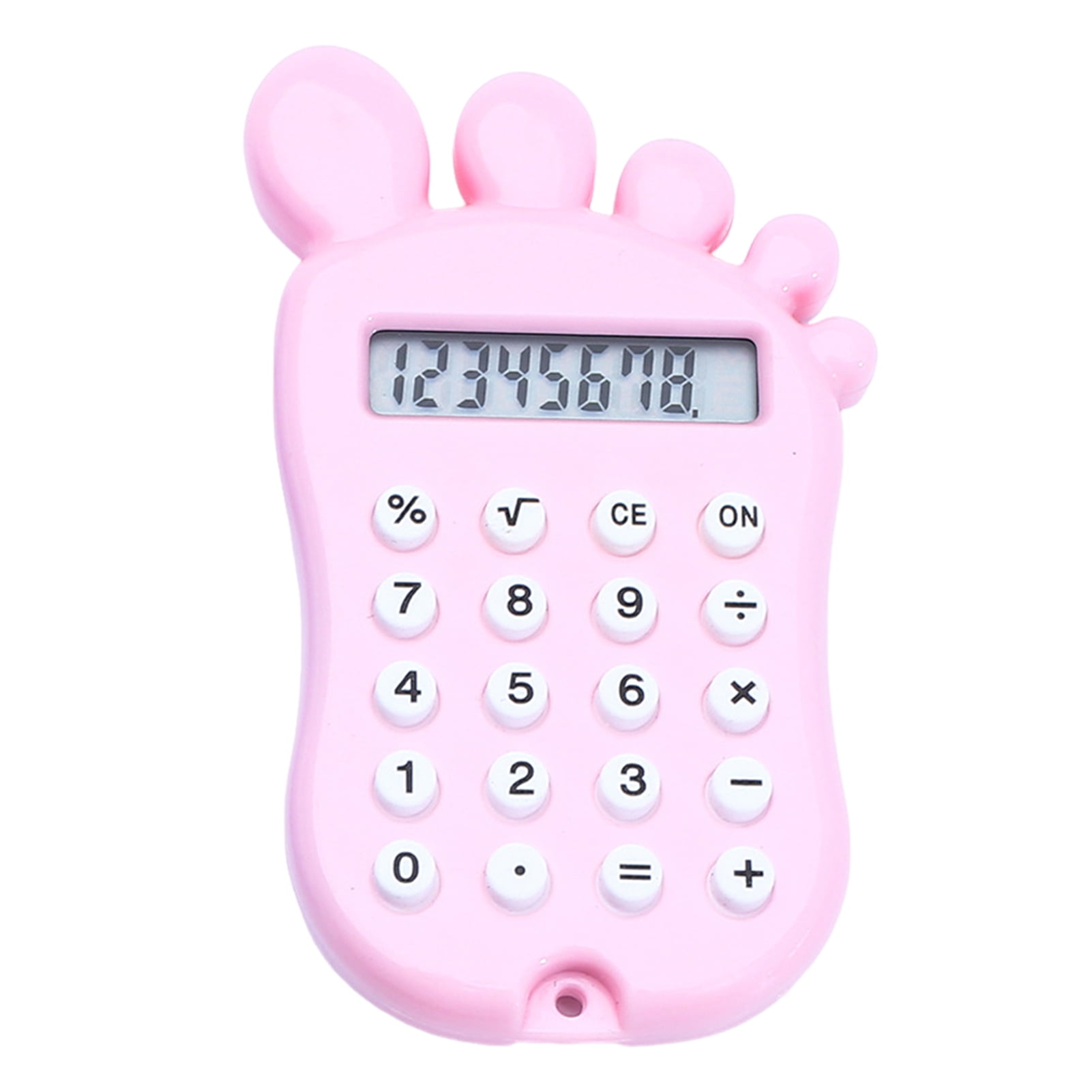 Warkul Calculator Cute Foot Shape Design 8 Digit LCD Screen ...