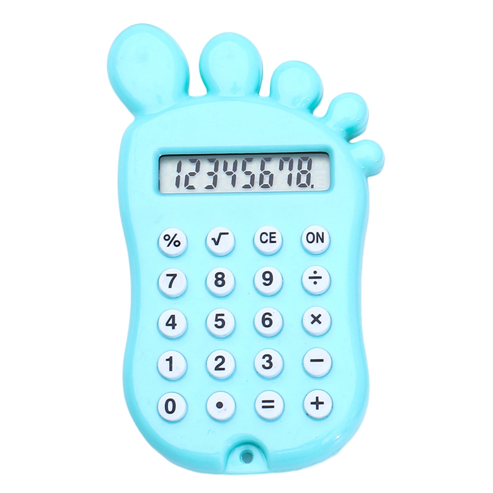Warkul Calculator Cute Foot Shape Design 8 Digit LCD Screen ...