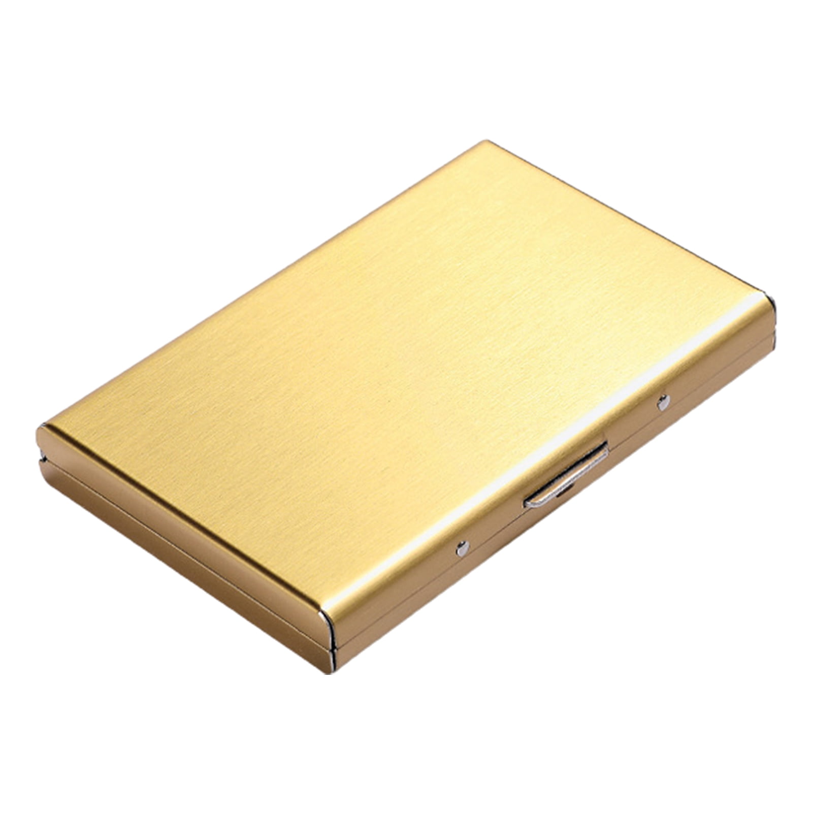 Warkul Card Box RFID Blocking Metal Card Holder 6 Card Slot Safe Buckle ...