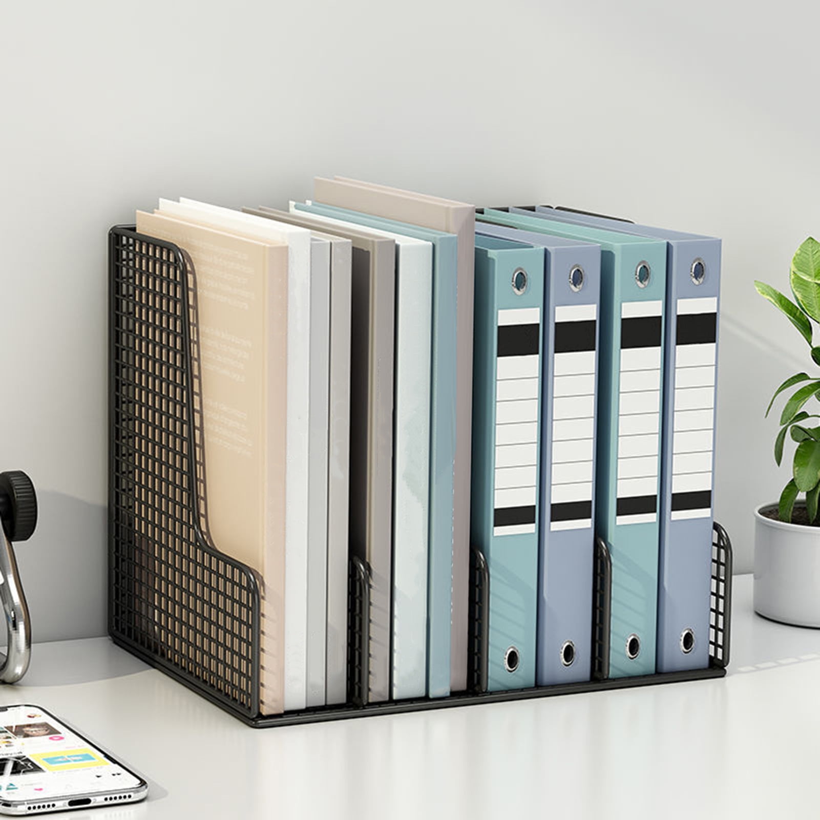 Warkul File Rack - Large Capacity, Easy Access, Multifunctional, 3/4 ...