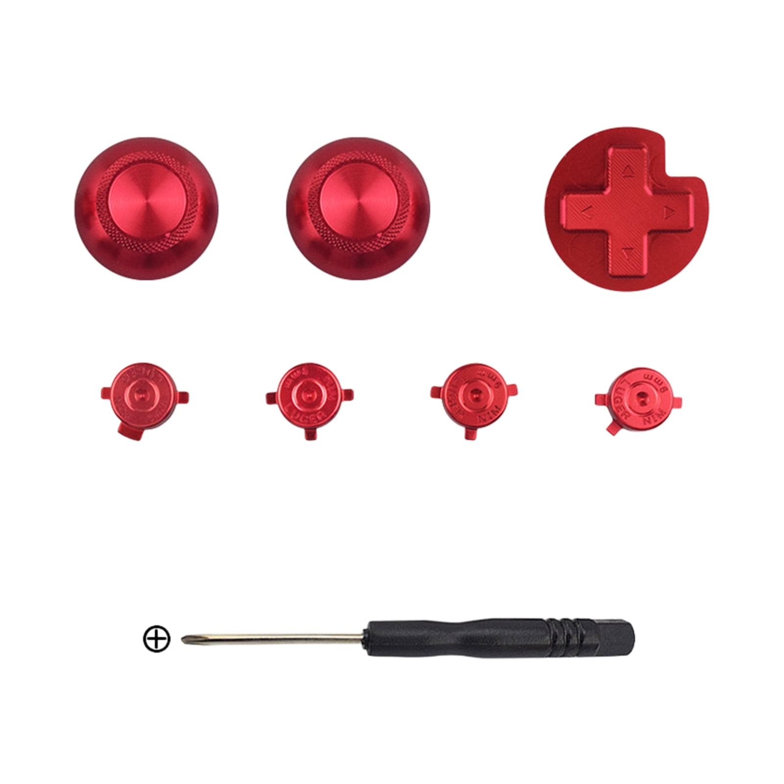 Warkul Gamepad Button Quick Response Replaceable Mini Game Handle Metal ...