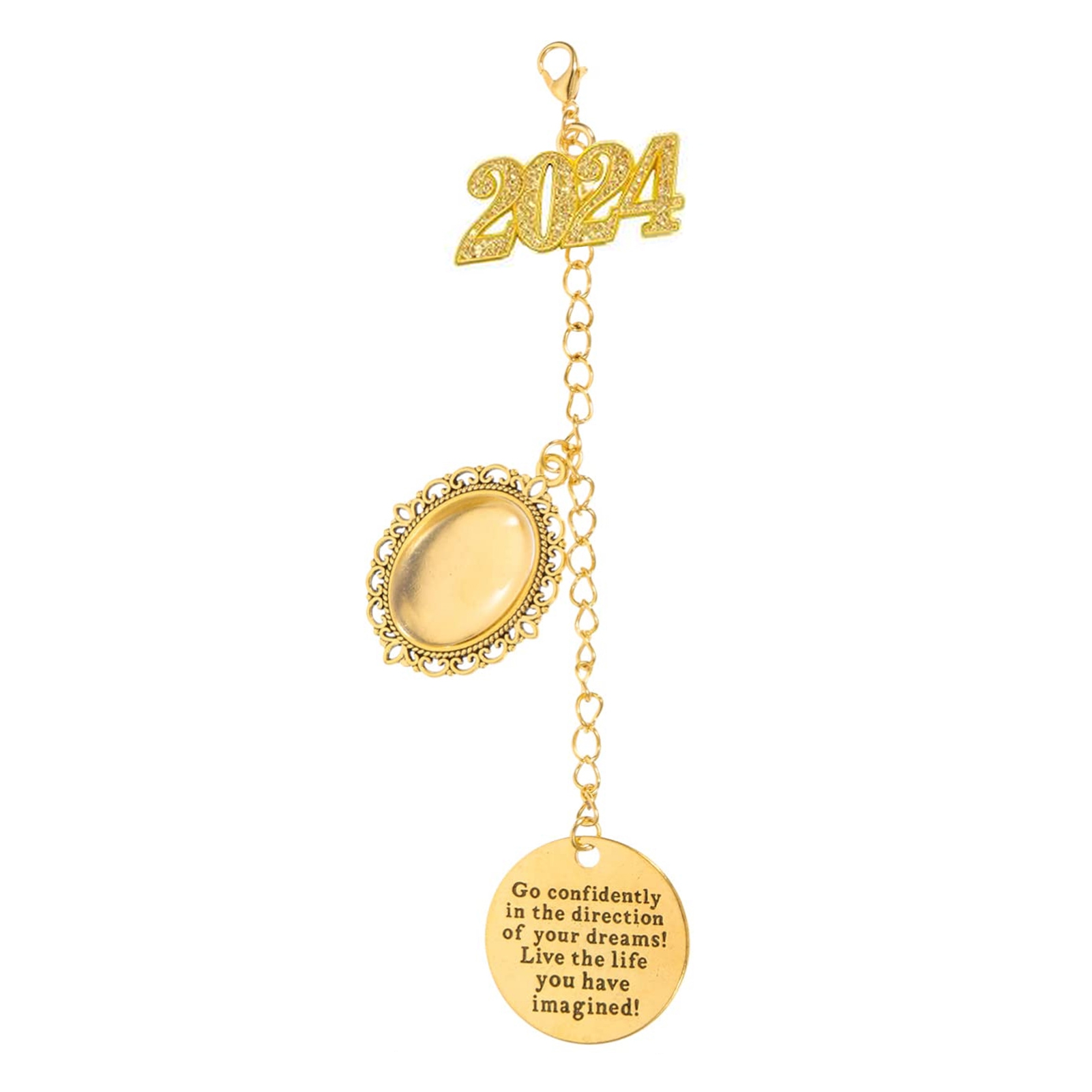 Warkul Gem-shaped Tassel Pendant with Photo Insert - 2024 Class ...