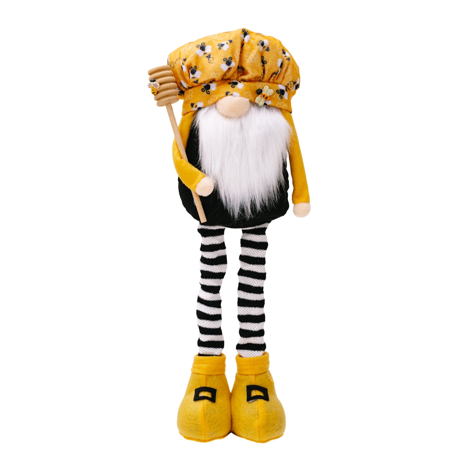 Warkul Gnome Doll Bee Day Decorations, Faceless Elf Ornament Striped ...