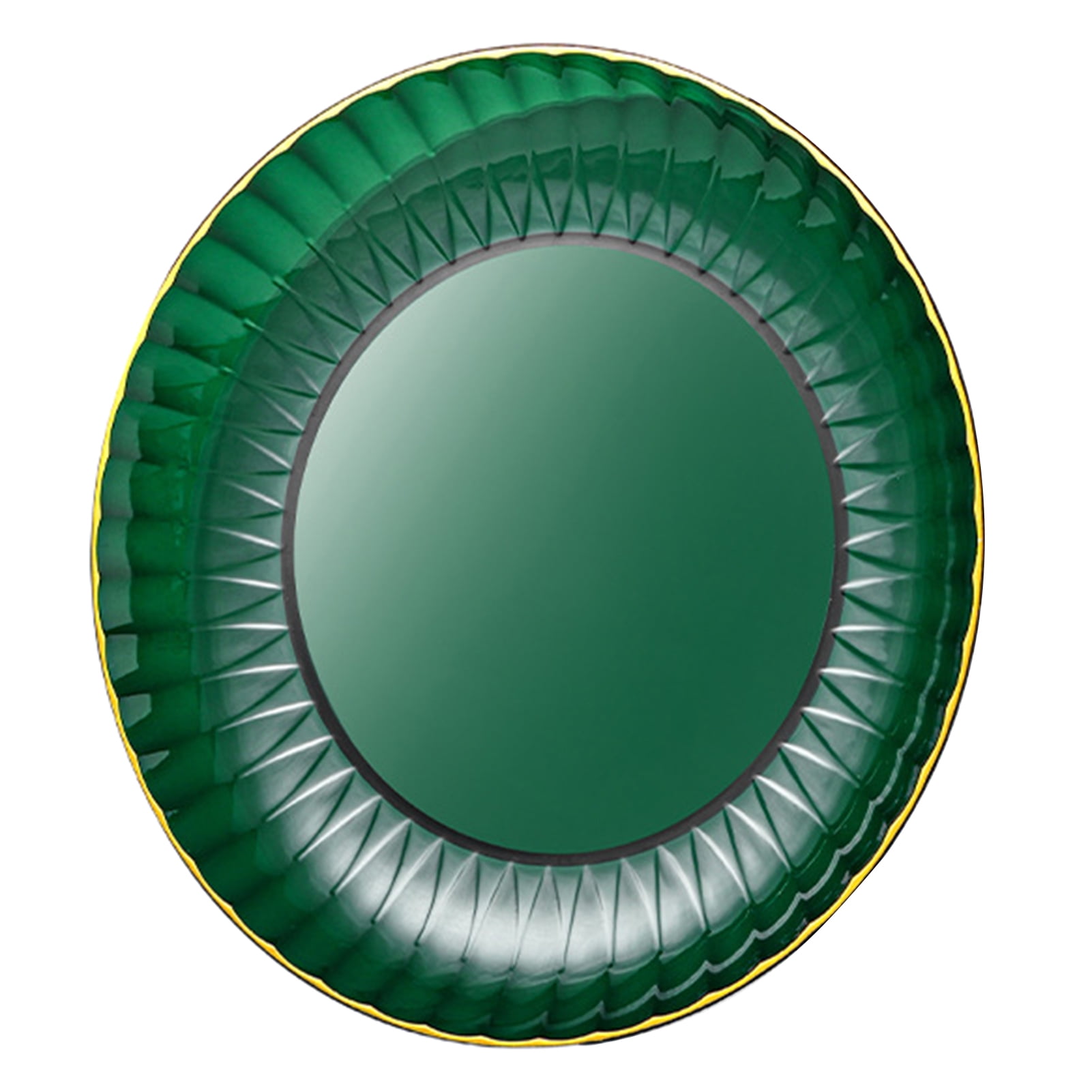 Warkul Golden Edge Transparent Bone Dish - Set of 3 Stackable Dessert ...