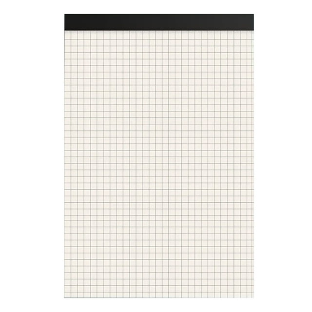 Warkul Grid Paper Pad 80 Sheets Easy Tear Off Quadrille Grid Notebook ...