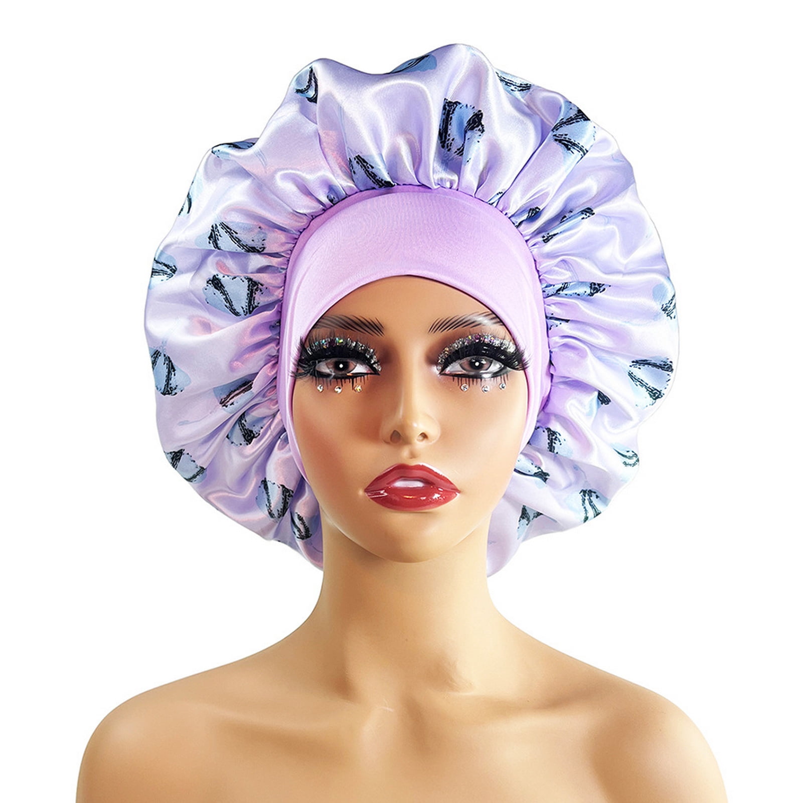 Warkul Hair Cap Silk Satin Bonnet Extra Large Sleeping Satin Bonnet ...