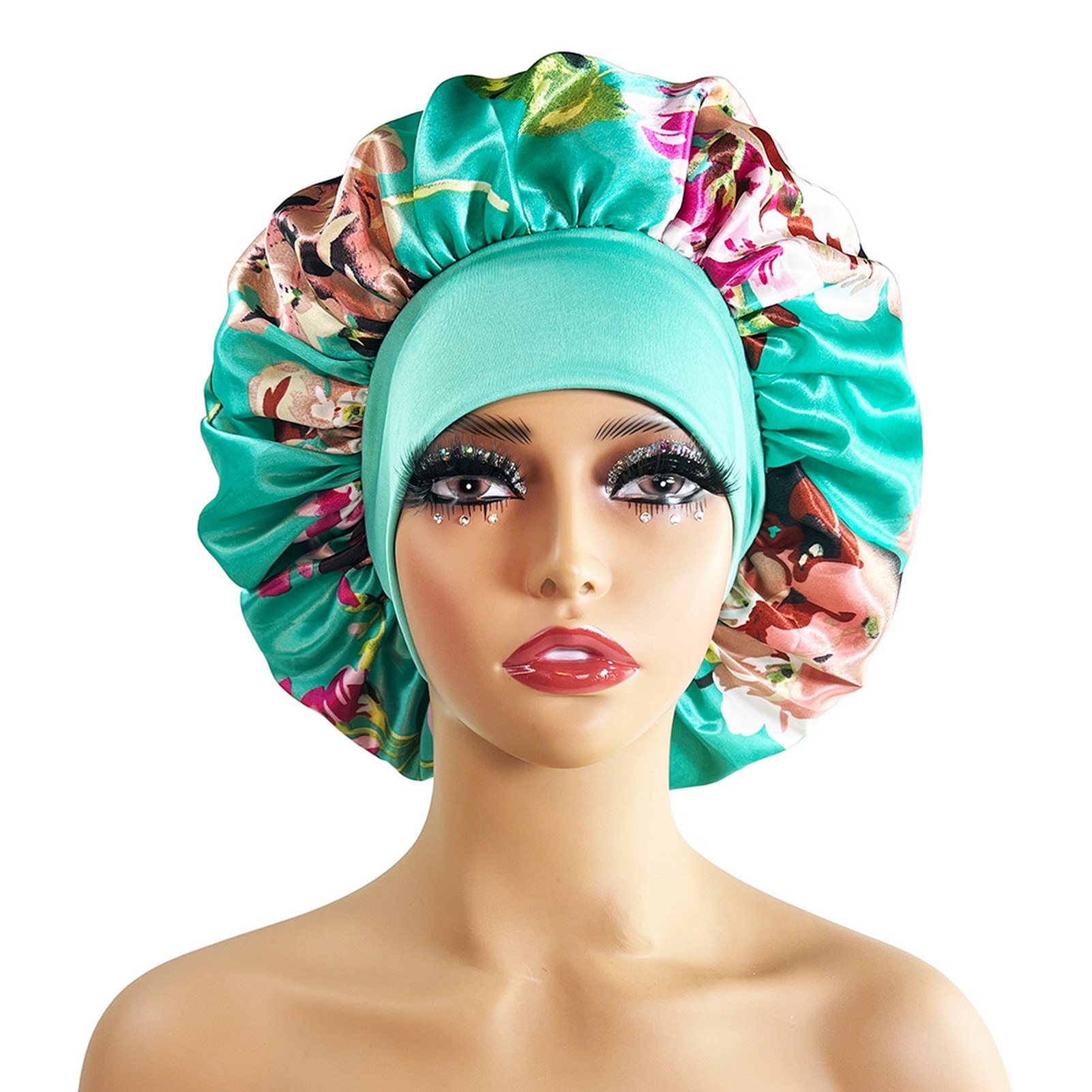 Warkul Hair Cap Silk Satin Bonnet Extra Large Sleeping Satin Bonnet ...