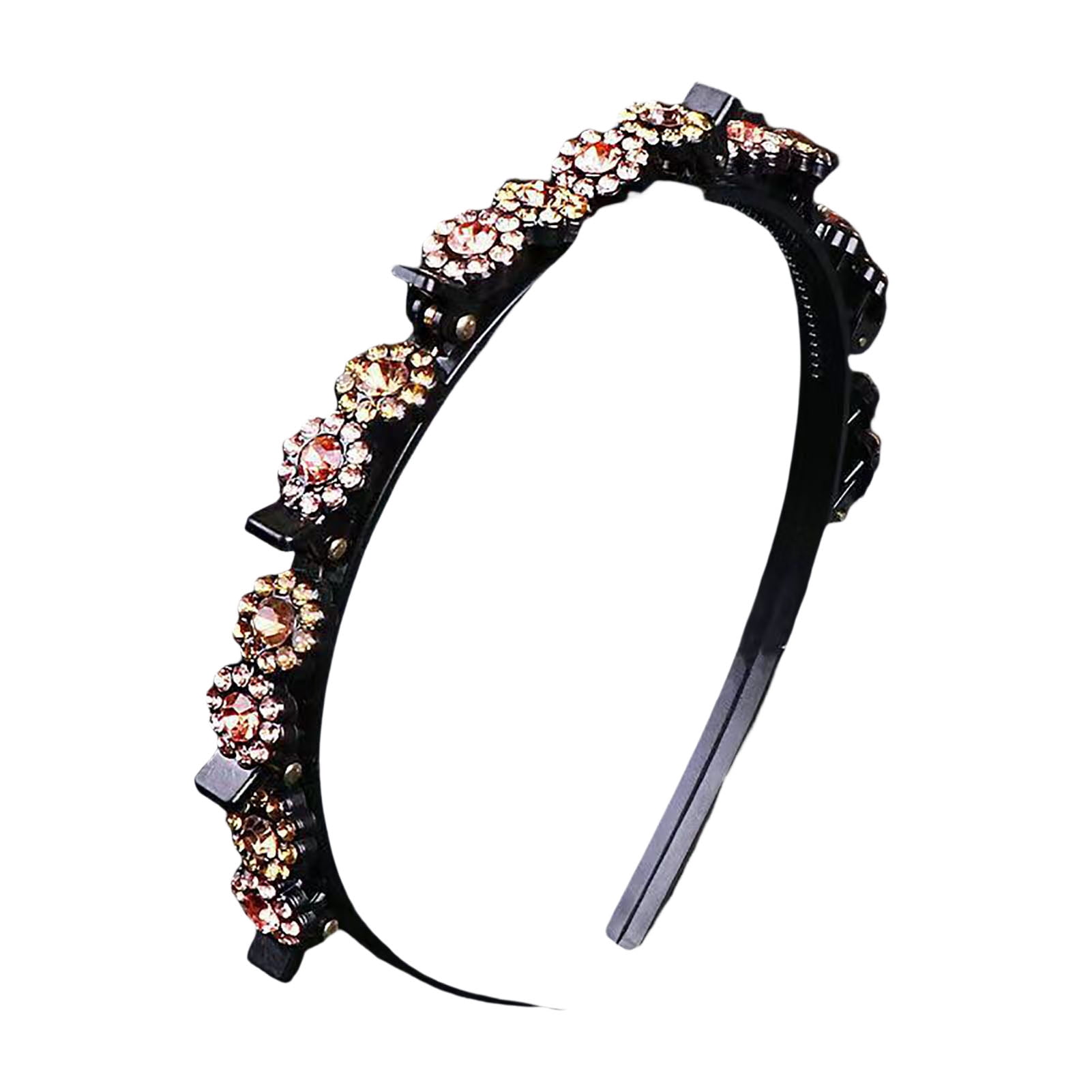 Warkul Hairbands for Women's Hair, Hair Hoop Band with Clips Non-slip ...
