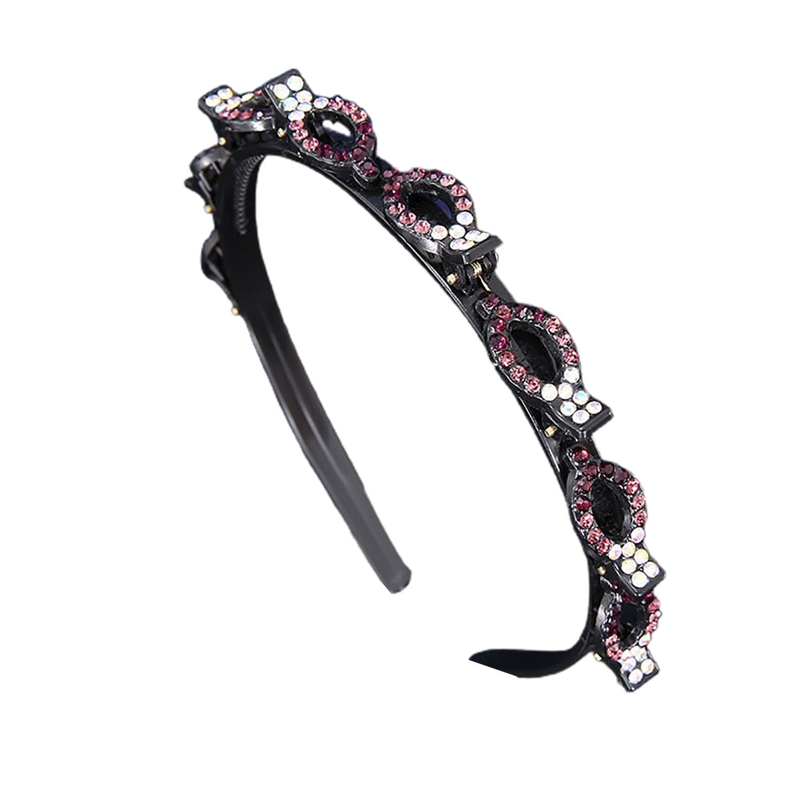 Warkul Hairbands for Women's Hair, Hair Hoop Band with Clips Non-slip ...