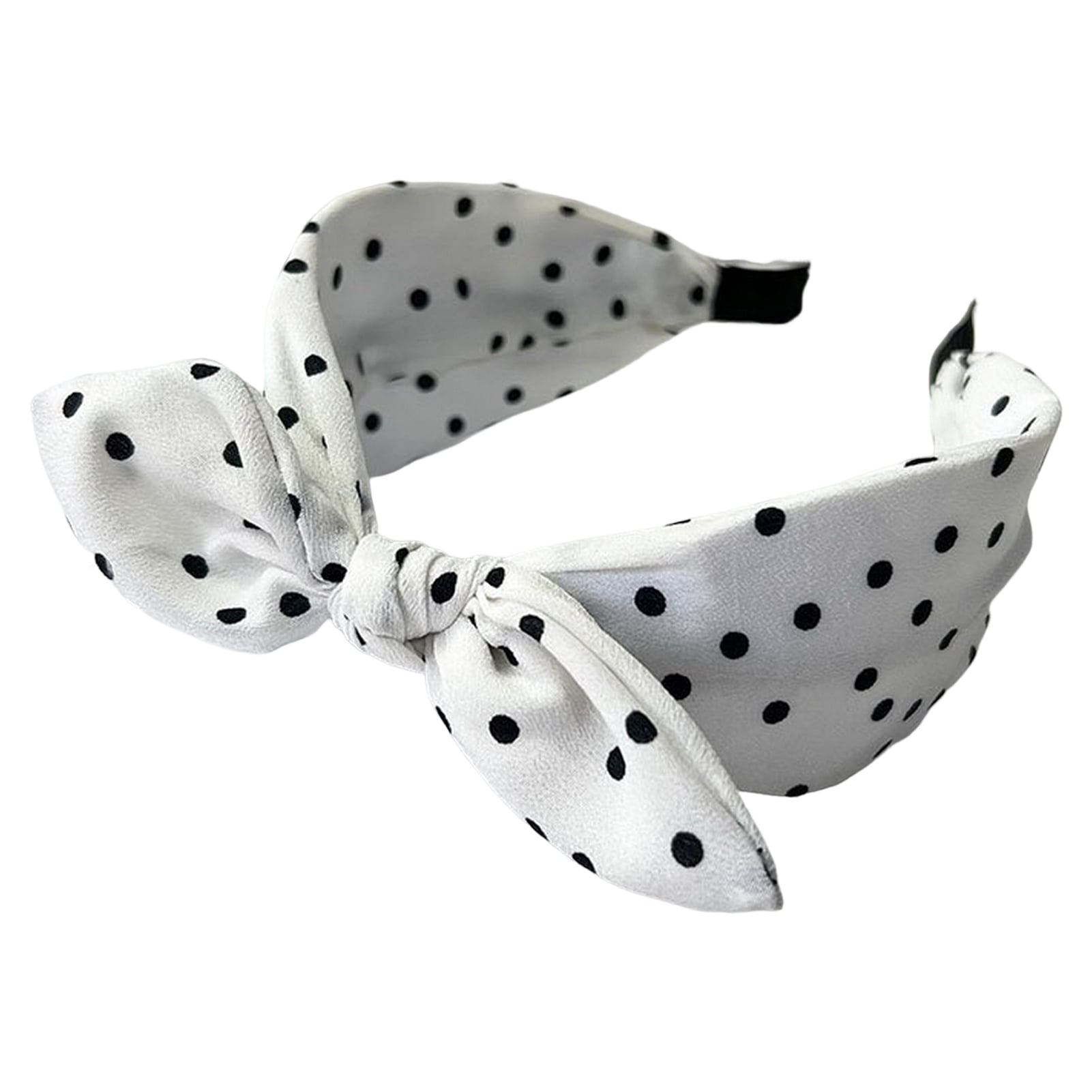 Warkul Hairbands for Women's Hair, Women Headband Dot Print Contrast ...