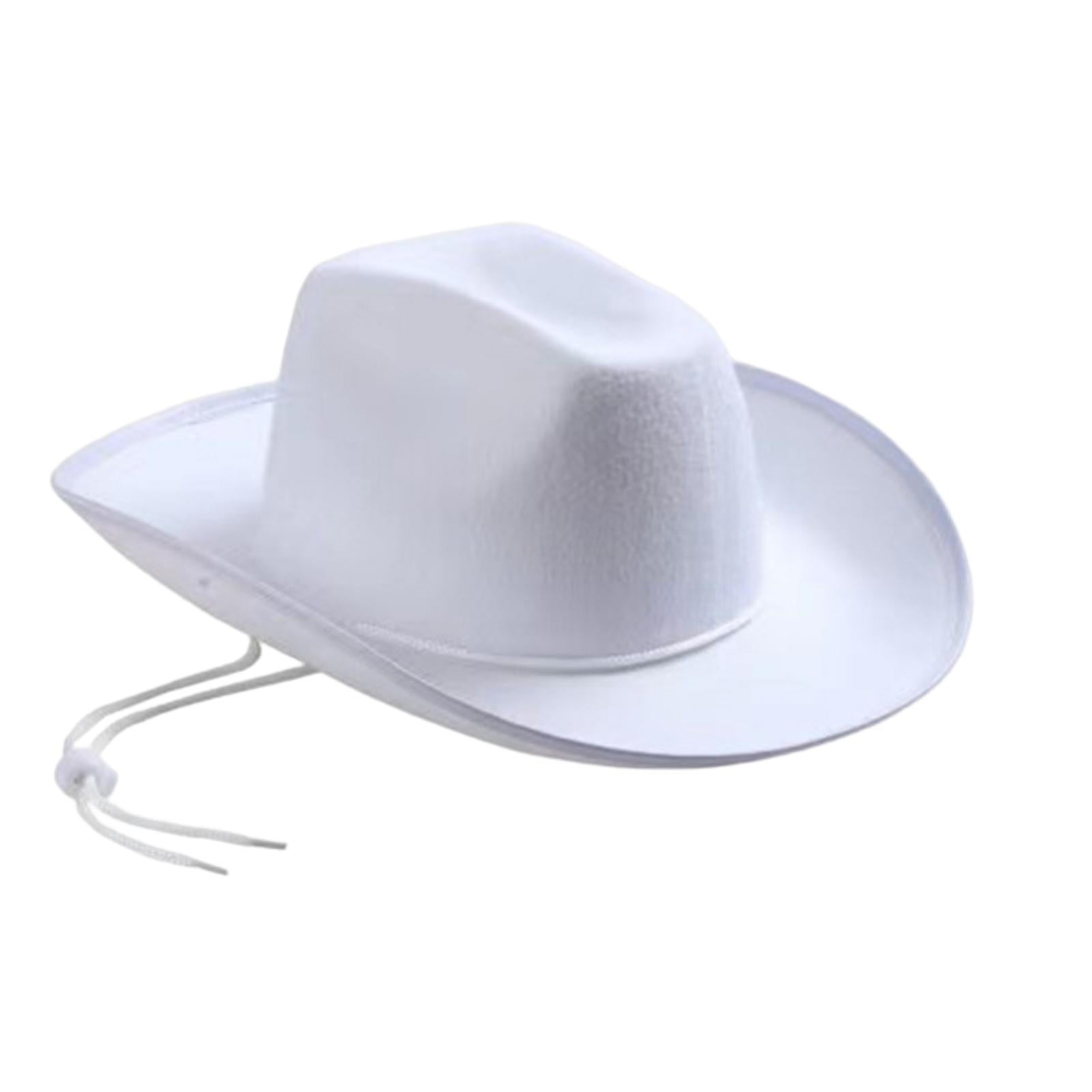 Warkul Hemming Wide Brim Solid Color Adjustable Windproof Rope Bowler ...