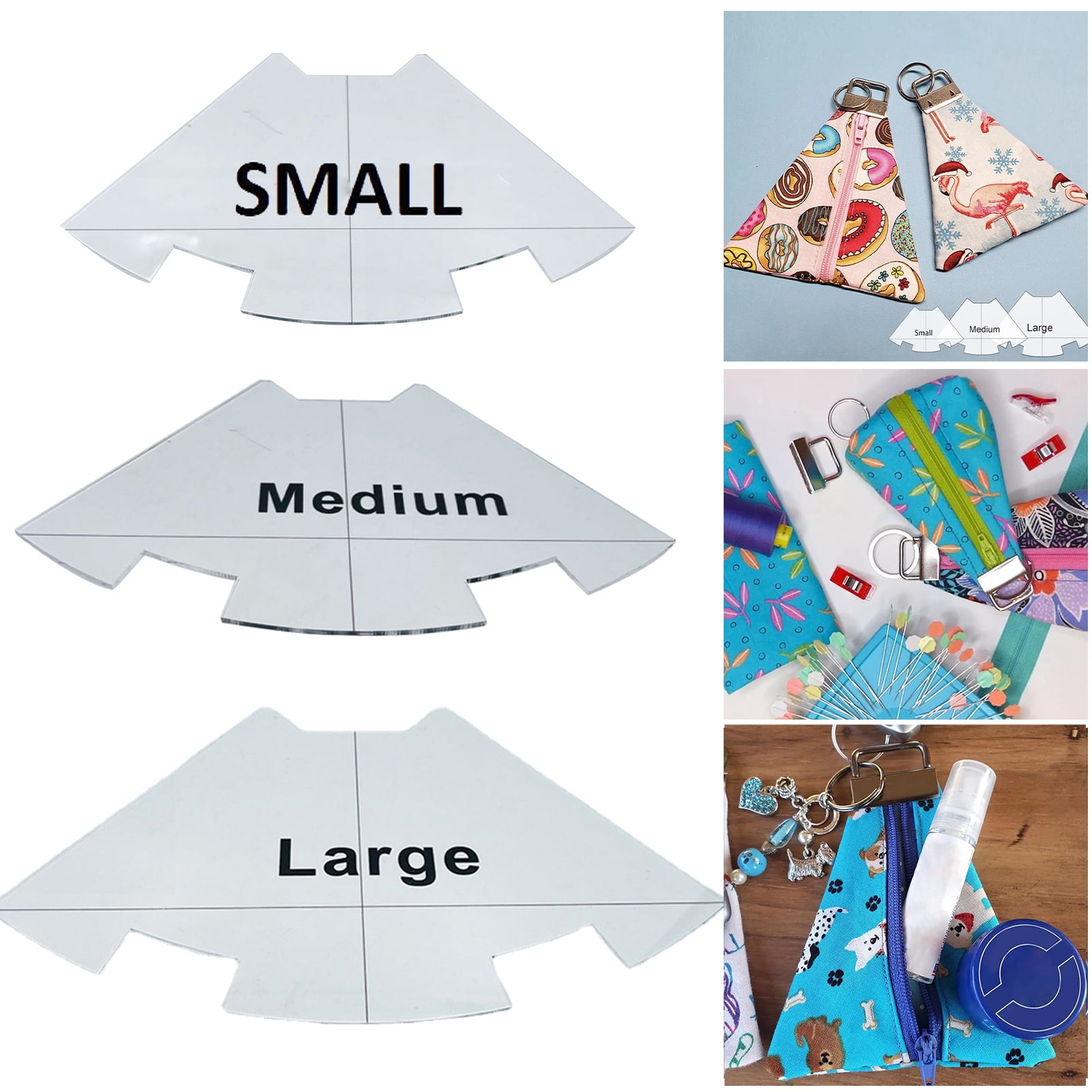 Warkul High Accuracy Patchwork Ruler Transparent Clear Scale - DIY Cute ...