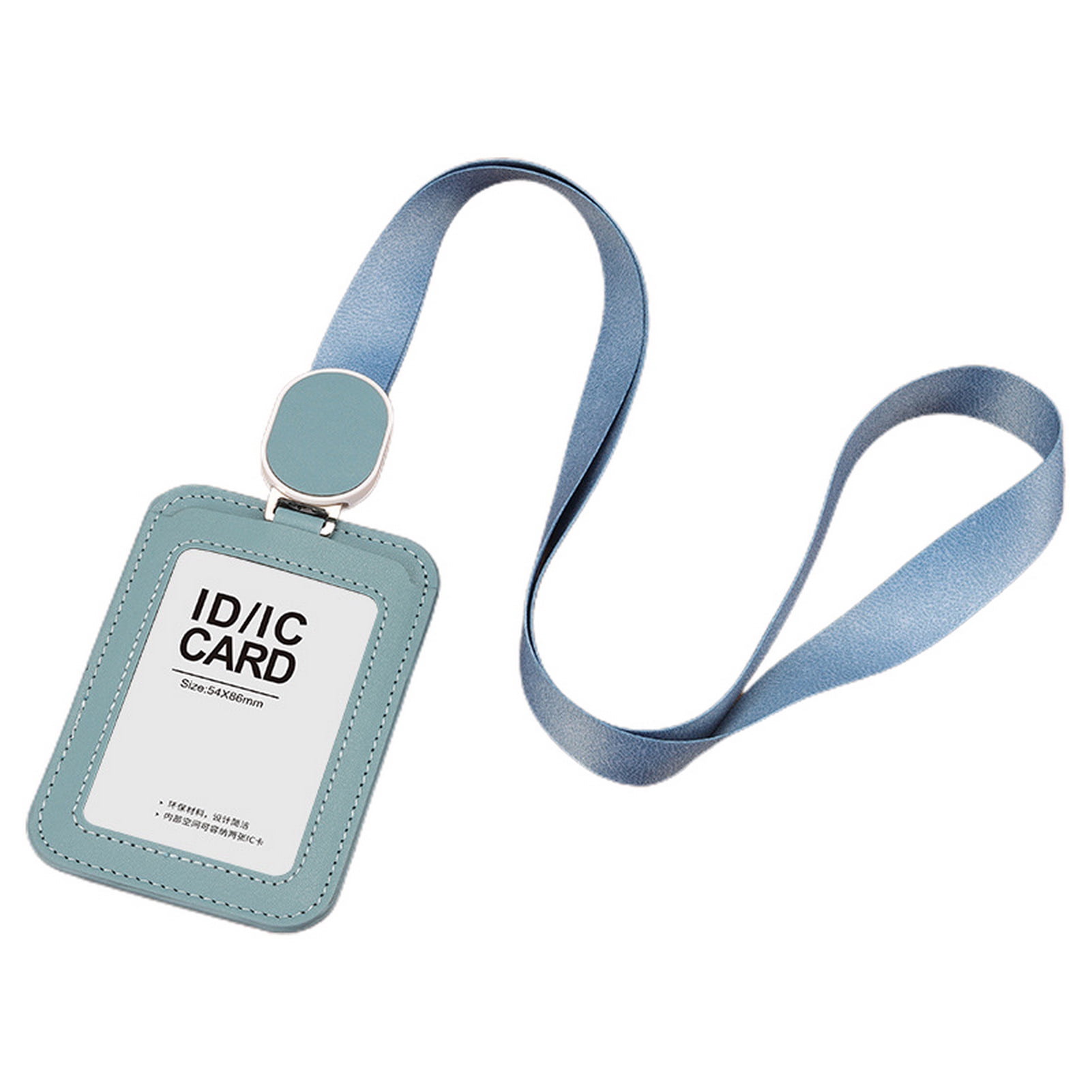 Warkul ID Badge Holder with Durable Lanyard Transparent Design ...