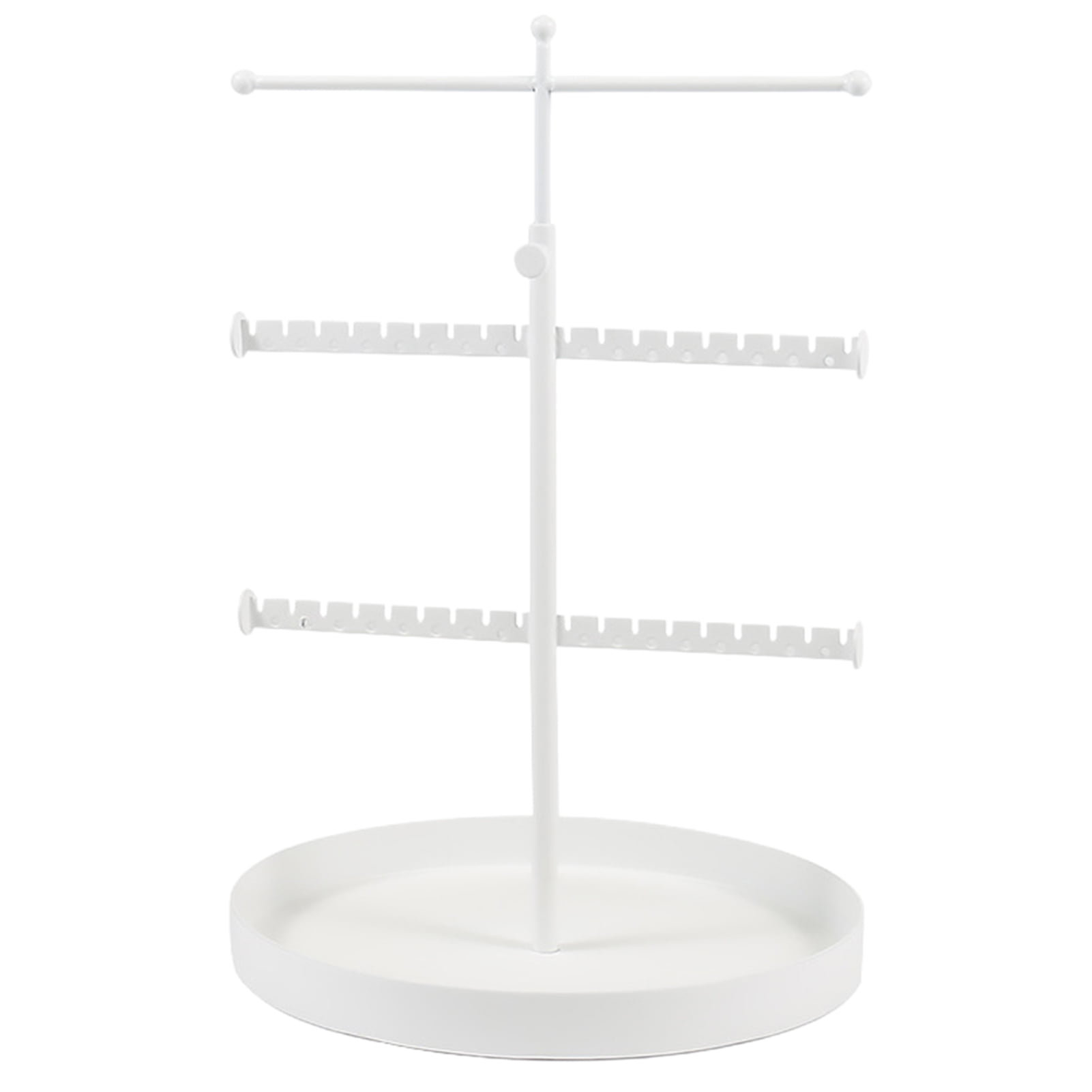 Warkul Jewelry Rack Adjustable Height 3 Tier Jewelry Organizer Stand ...