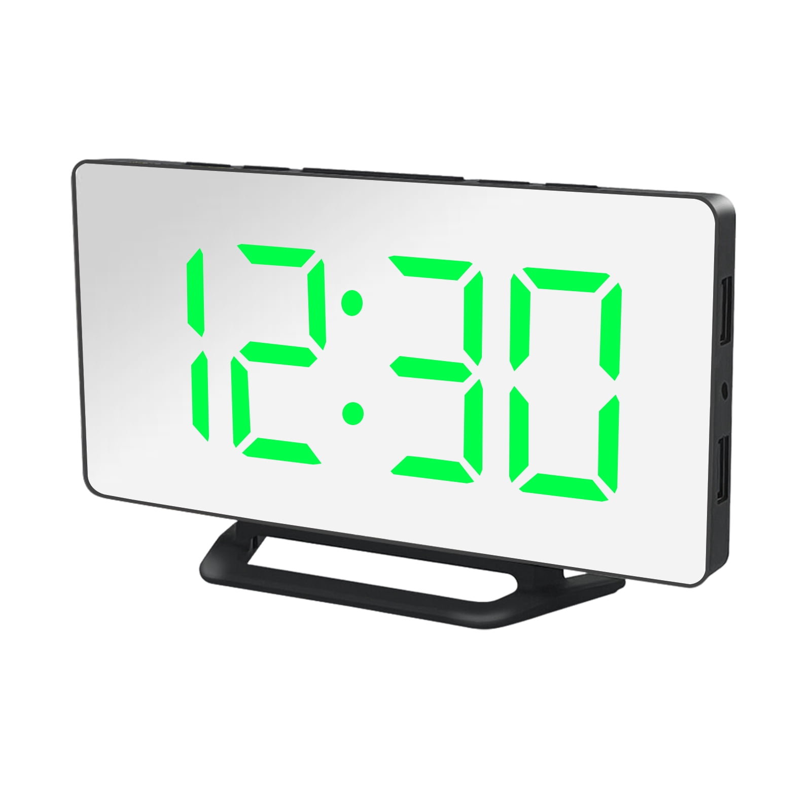 Warkul LED Alarm Clock Digital Display Clear Numbers Adjustable ...